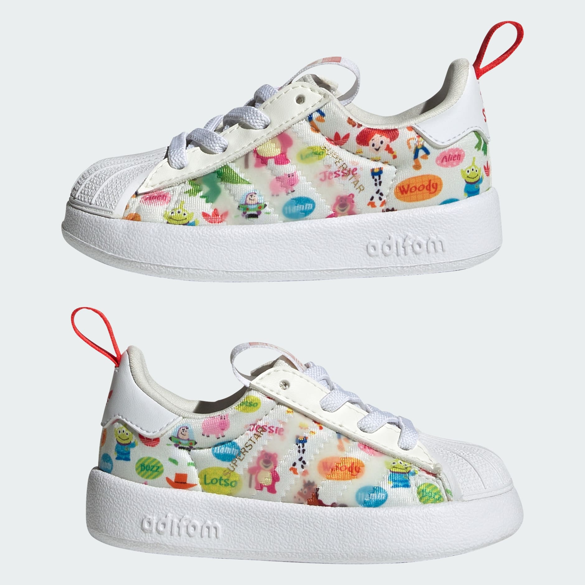 ADIDAS DISNEY PIXAR TOY STORY adiFOM SUPERSTAR 360 SHOES - White ...