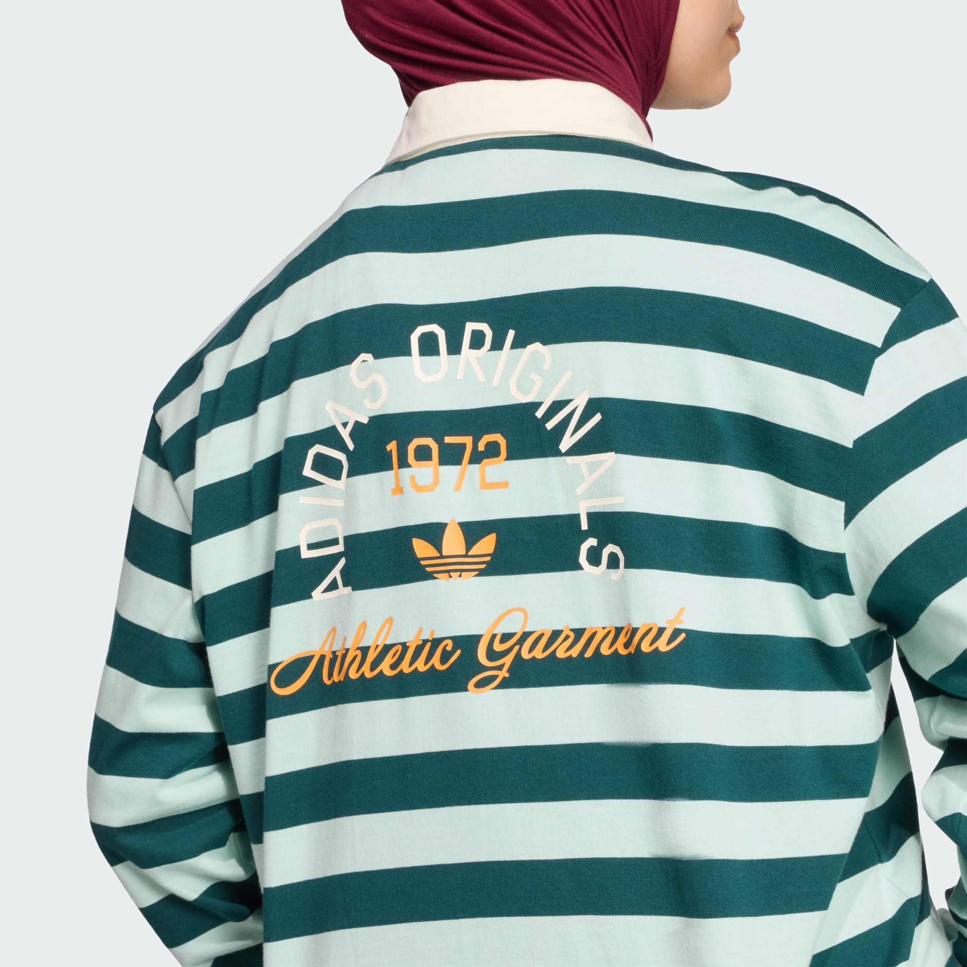 Clothing - adidas ORIGINALS ATHL DEPT STRIPED LONGSLEEVE GRAPHIC POLO T ...