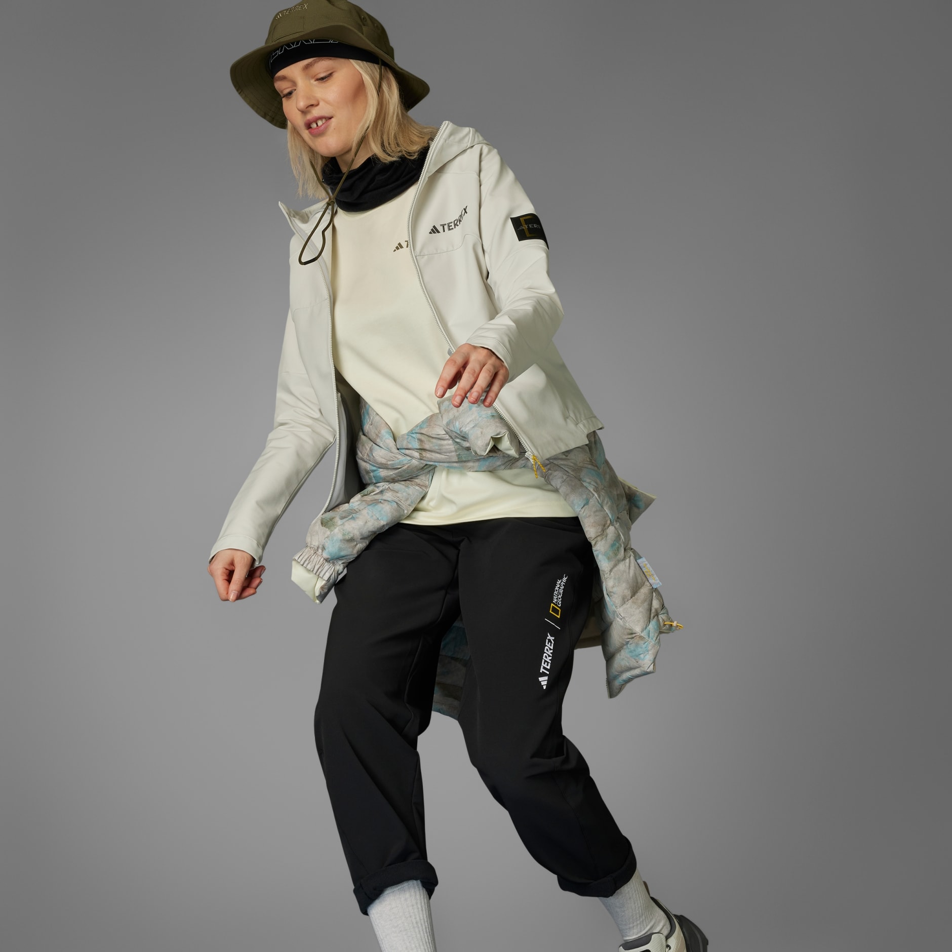 Women's Clothing - ©National Geographic Softshell Jacket - Grey ...