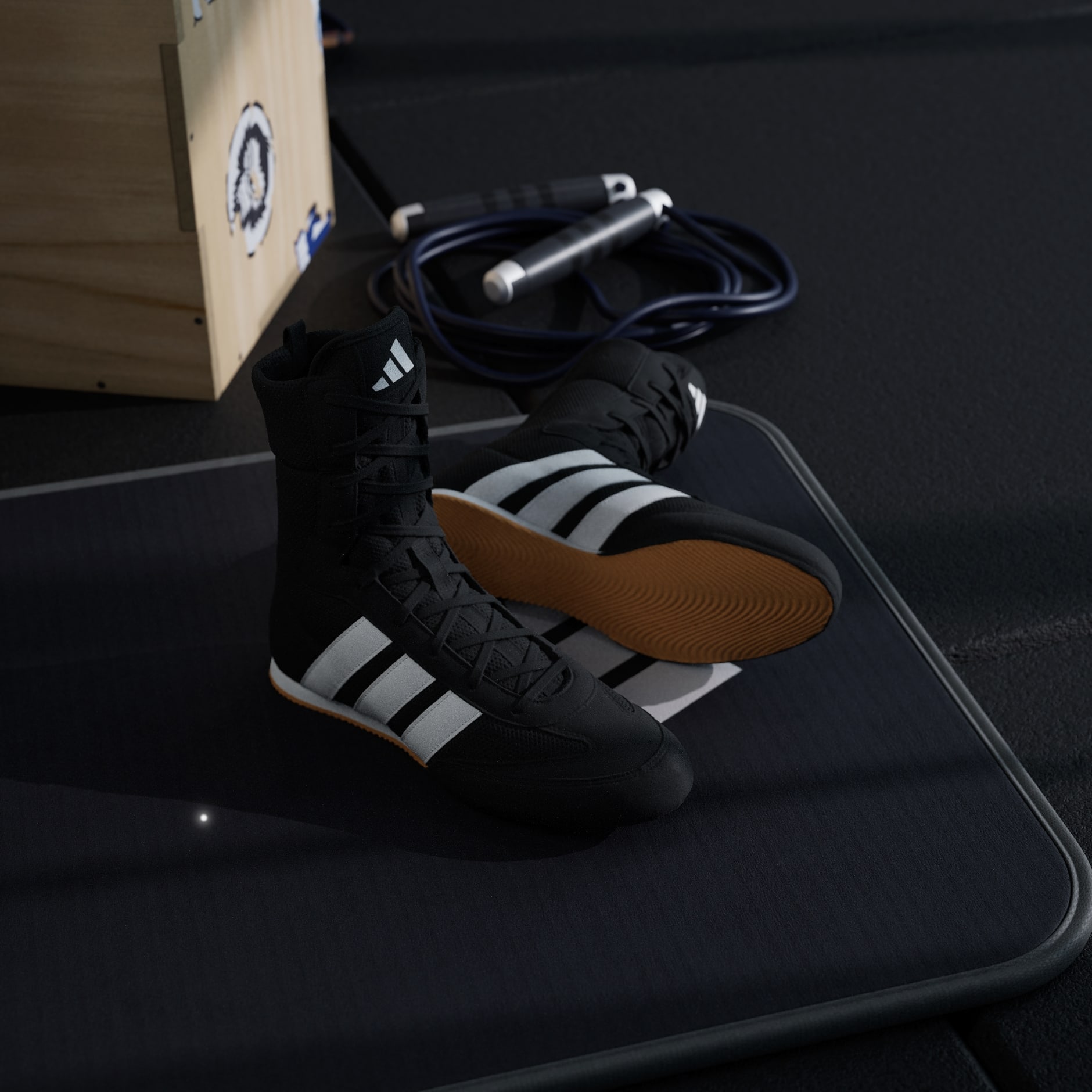 adidas BOX HOG CLASSIC Shoes - Black | adidas UAE