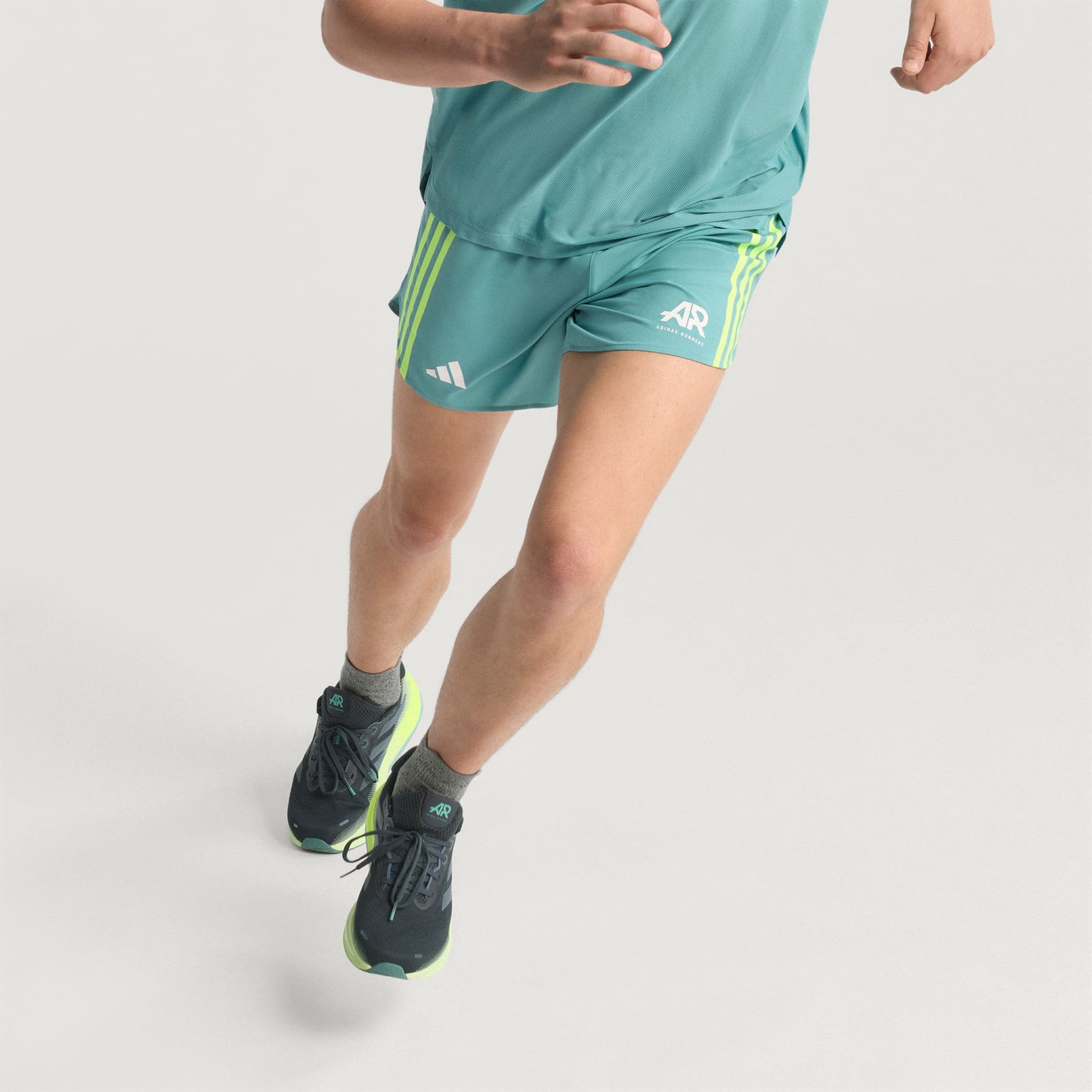 adidas Runners CLIMACOOL Shorts - Turquoise | adidas UAE