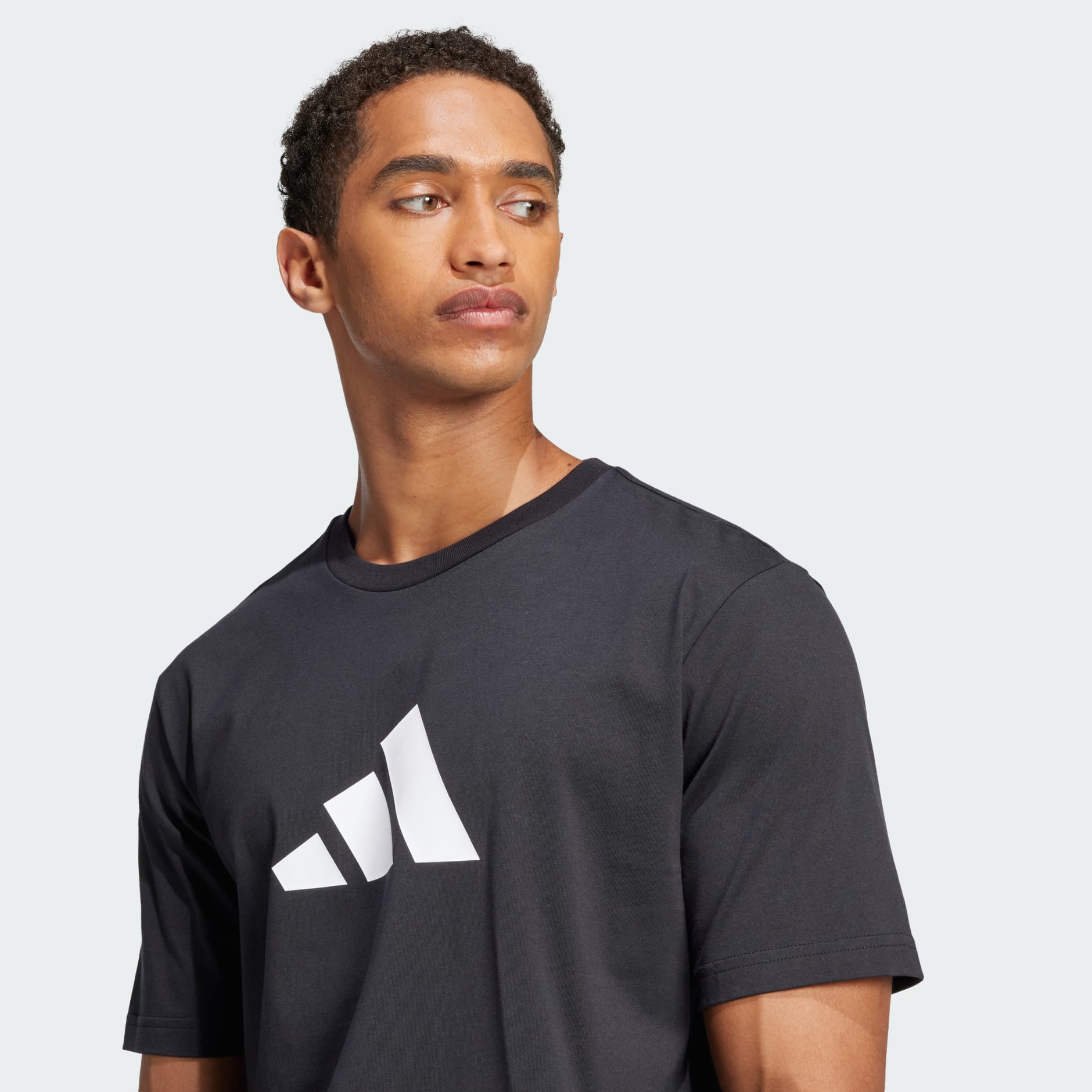 adidas Future Icons 3 Bar Logo Tee - Black | adidas UAE