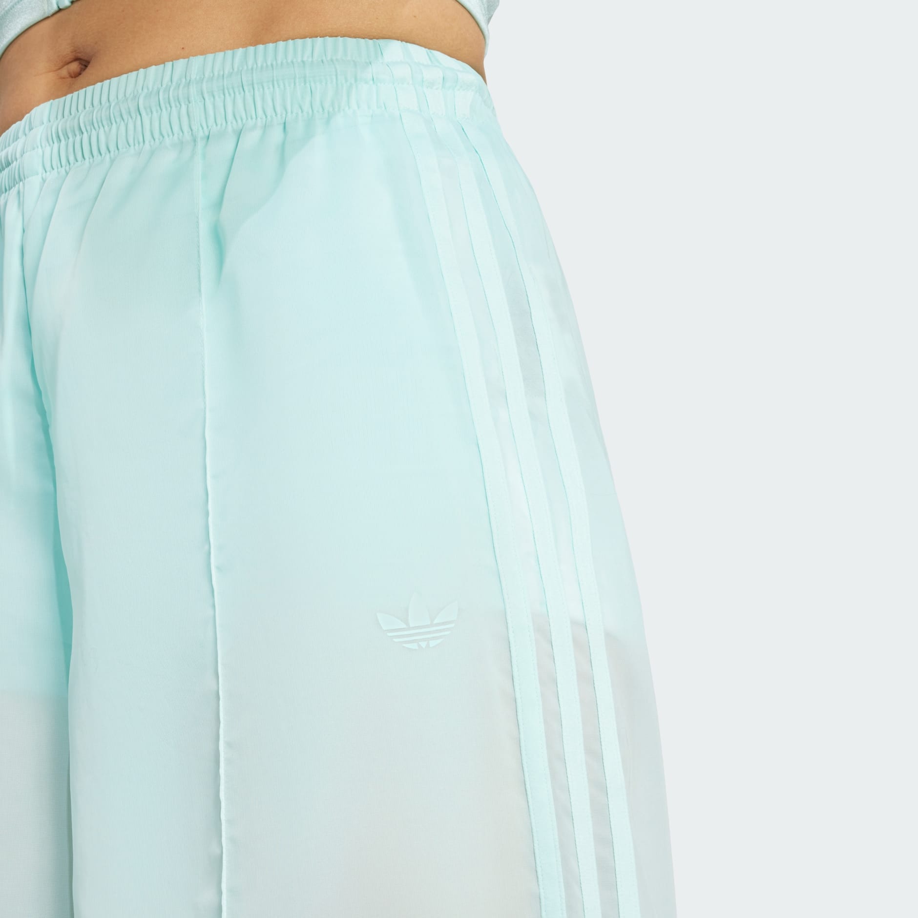 CLOTHING - Adicolor Sheer Track Pants - Turquoise | adidas Qatar
