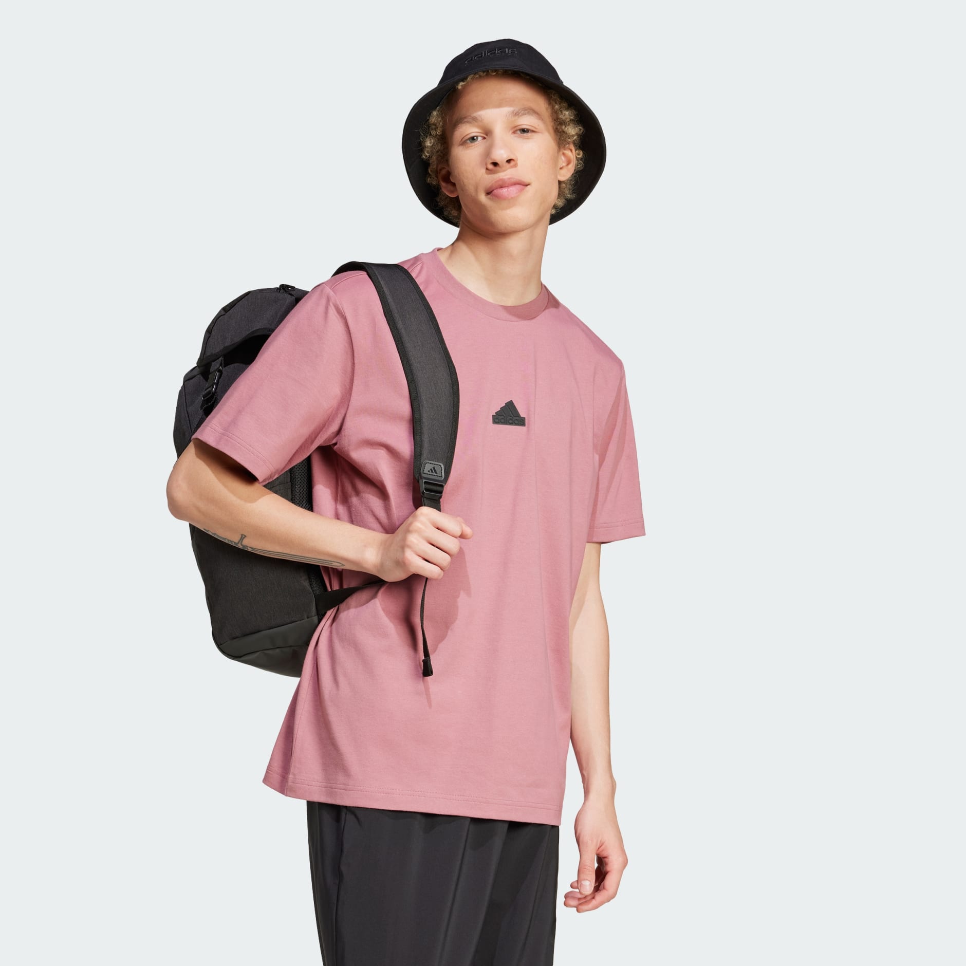 Clothing - City Escape Graphic Tee - Pink | adidas South Africa