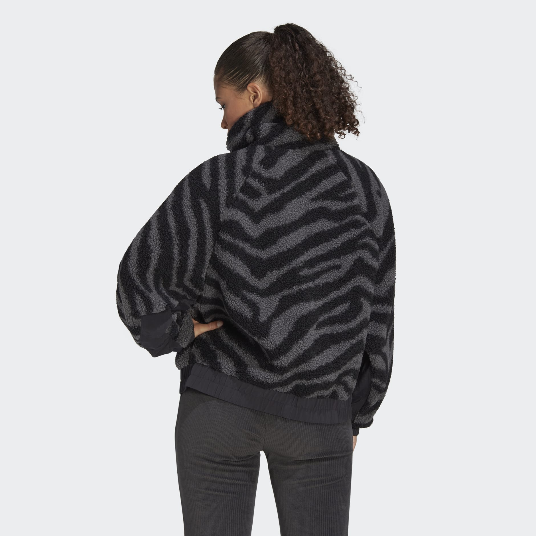 adidas Hyperglam Fleece Zebra Jacket - Multicolour | adidas IL
