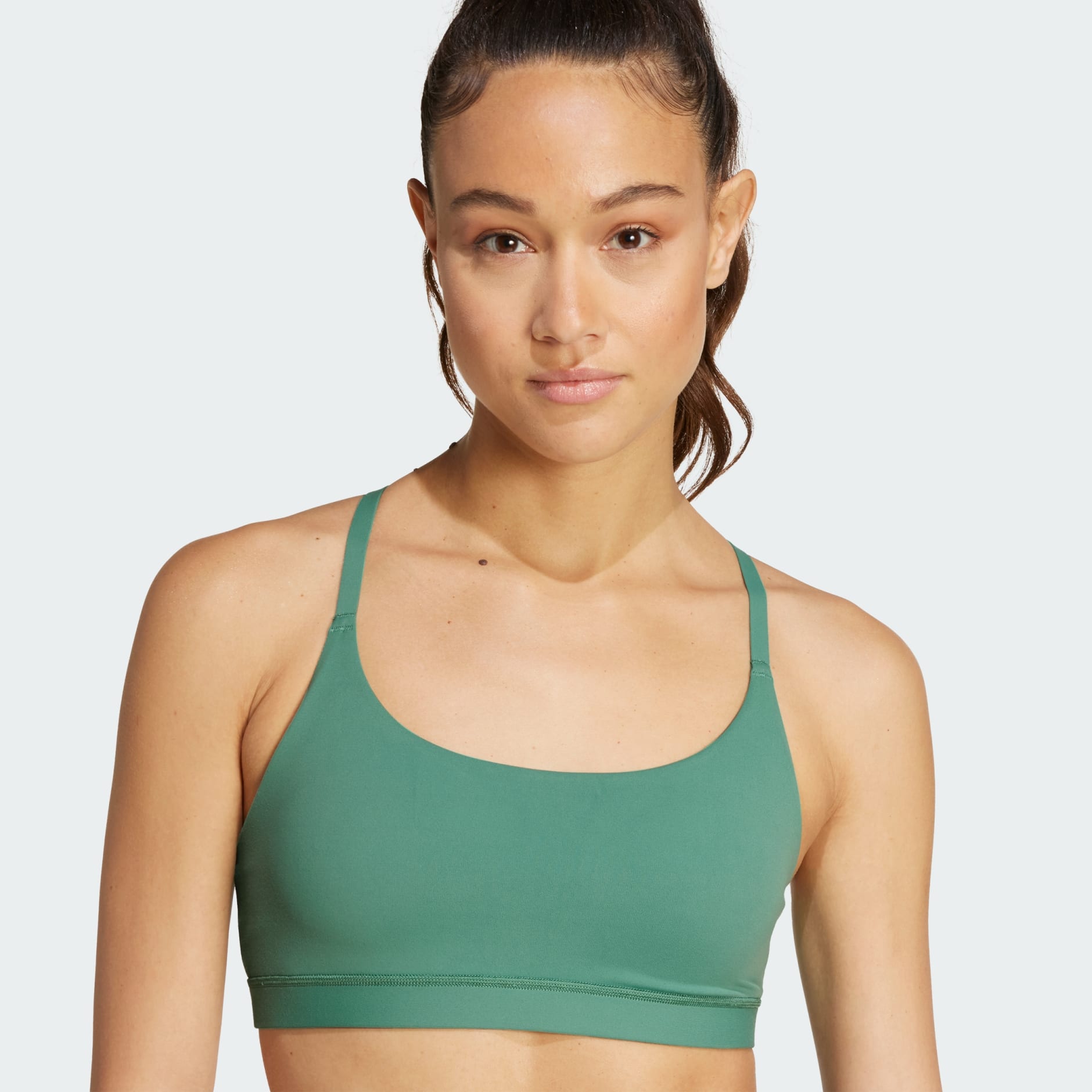 adidas חזיית תמיכה קלה All Me - ירוק | adidas IL