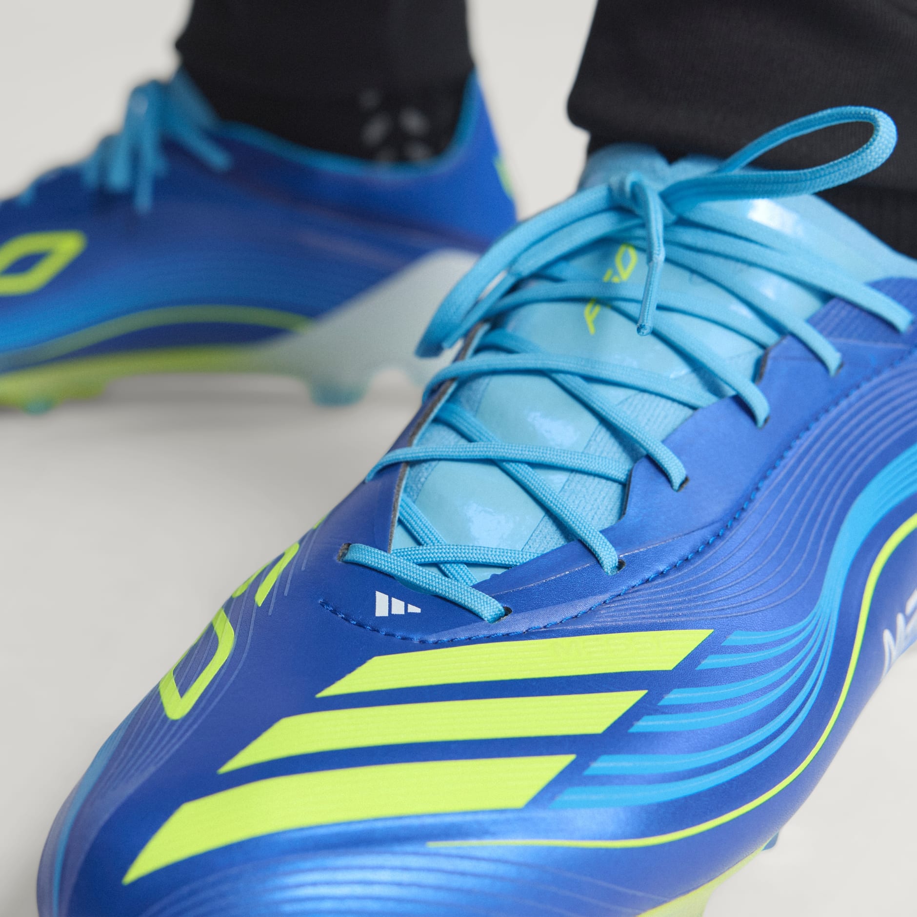 F50 Messi Elite Firm Ground Boots - Blue | adidas Hong Kong
