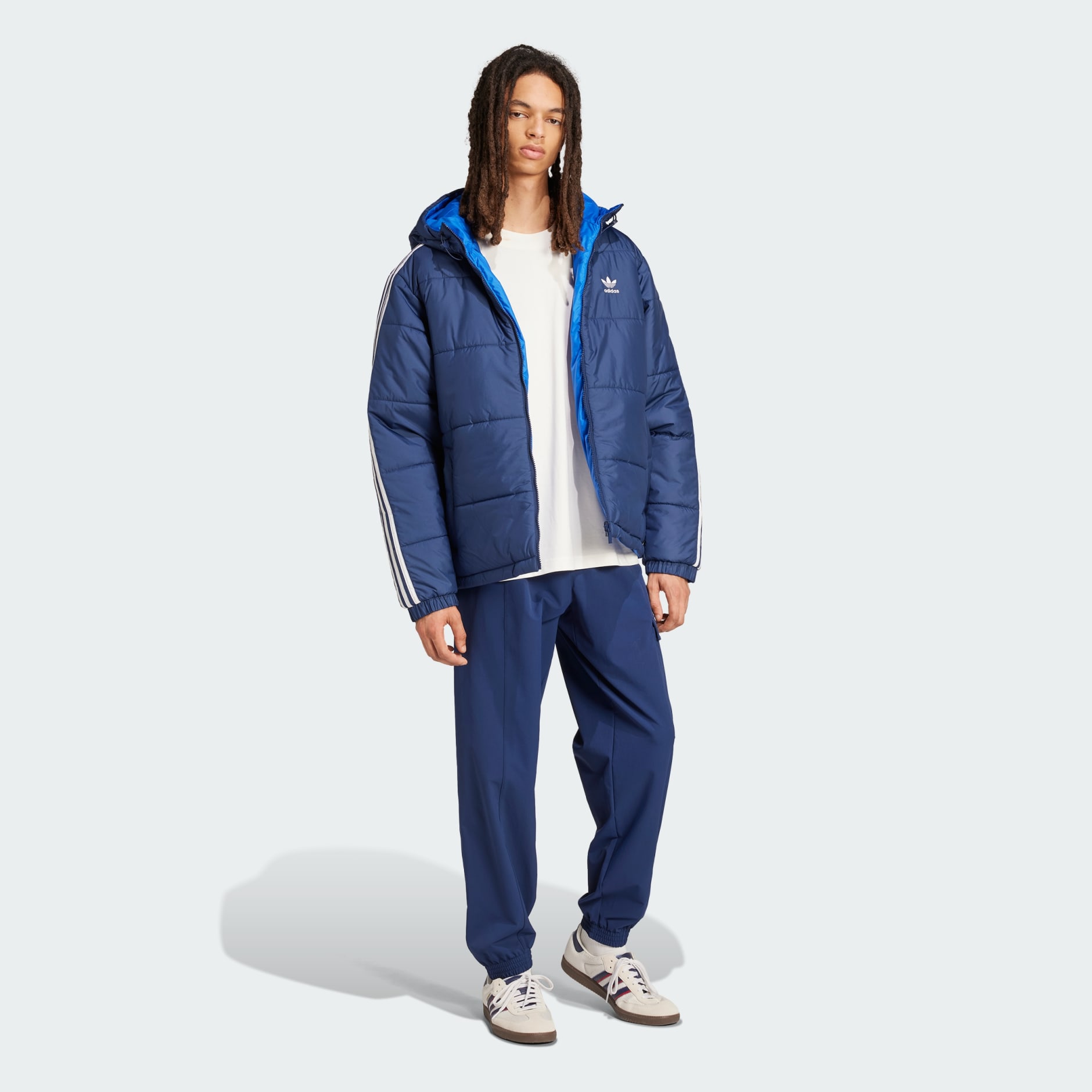 Adicolor Reversible Jacket - Blue | adidas Hong Kong