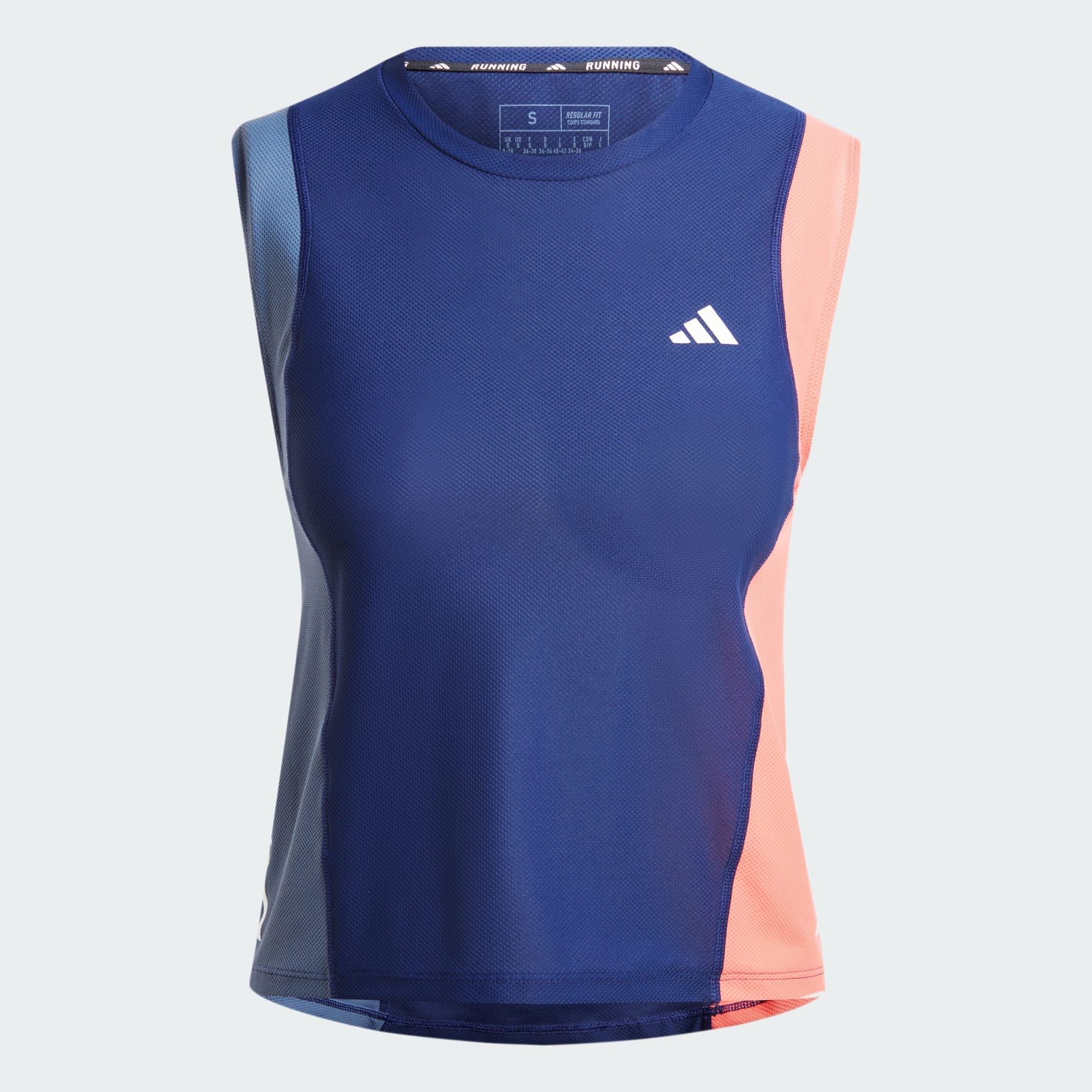 adidas Own the Run Colorblock Tank Top - Blue | adidas GH