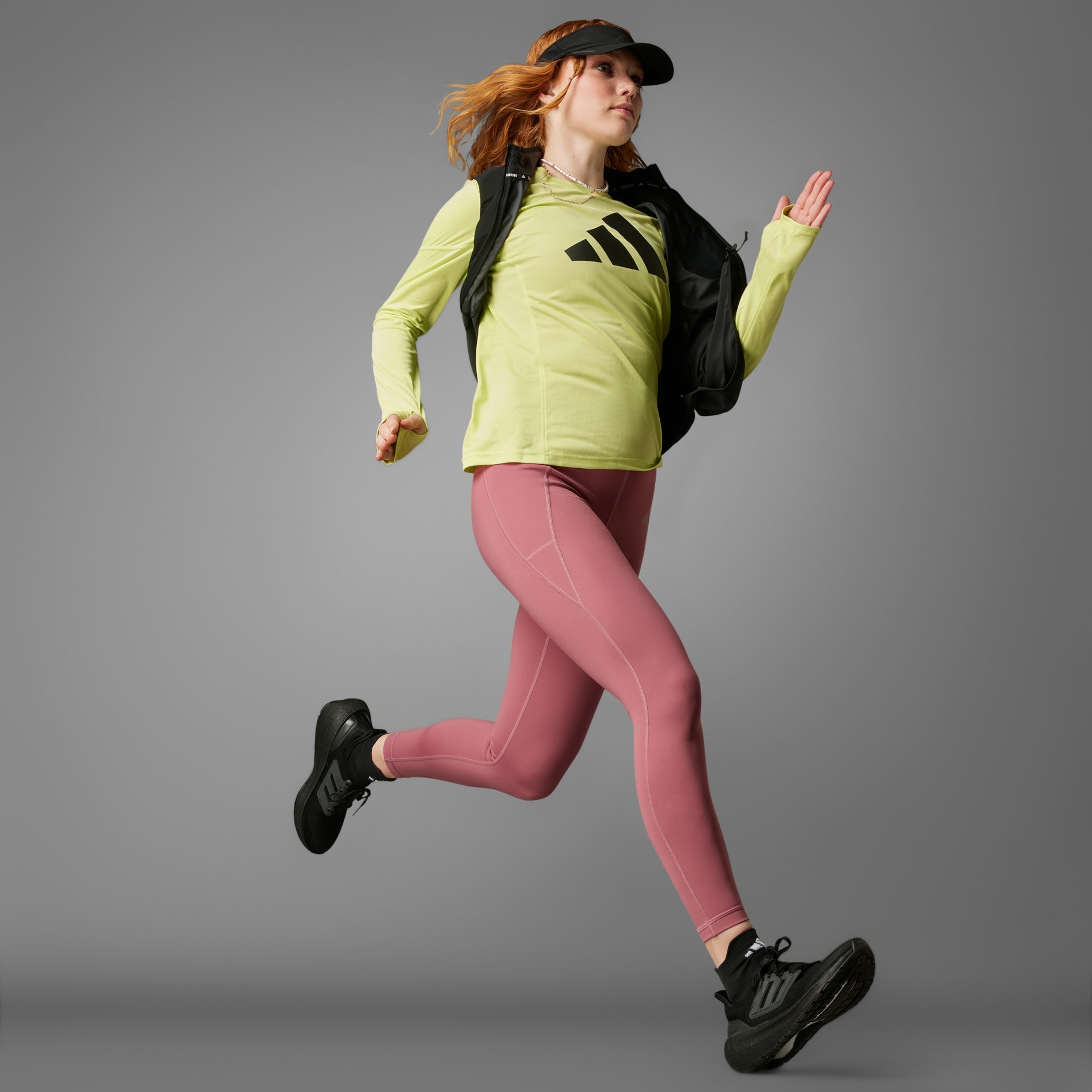 adidas טייץ Running Essentials - ורוד | adidas IL