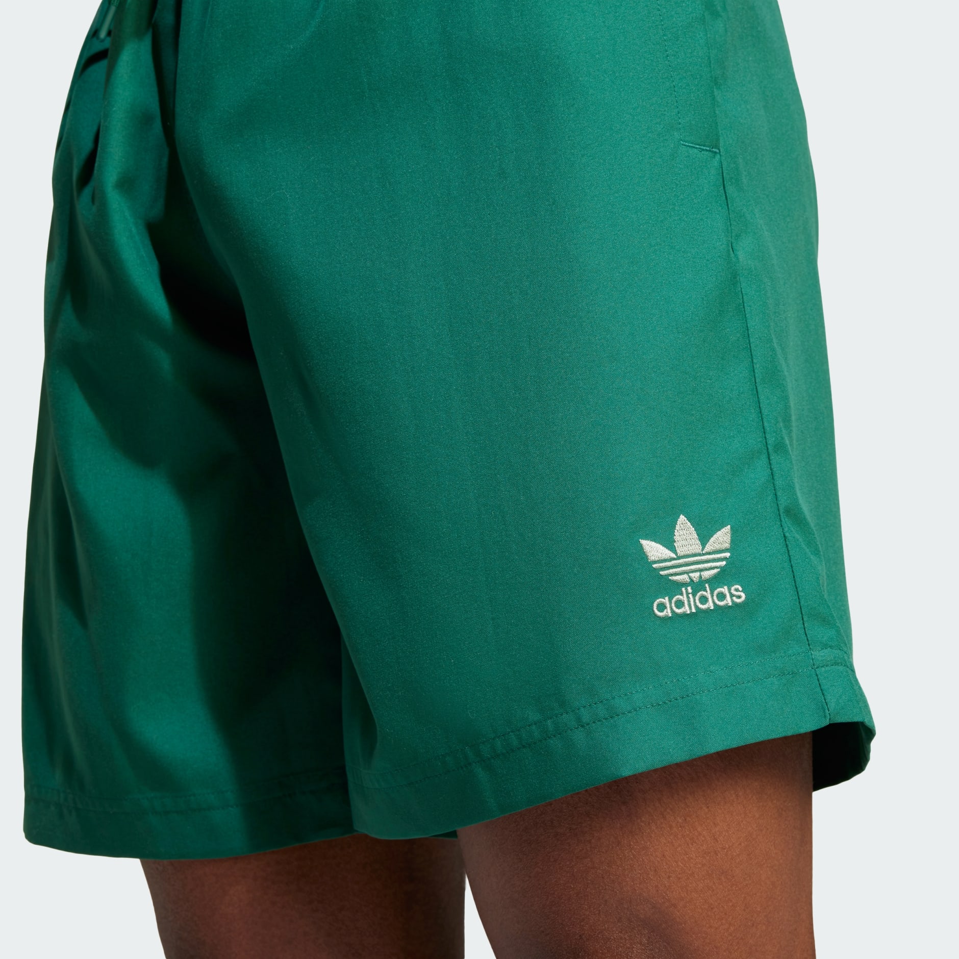 adidas Adicolor 8-Inch Swim Shorts - Green | adidas LK