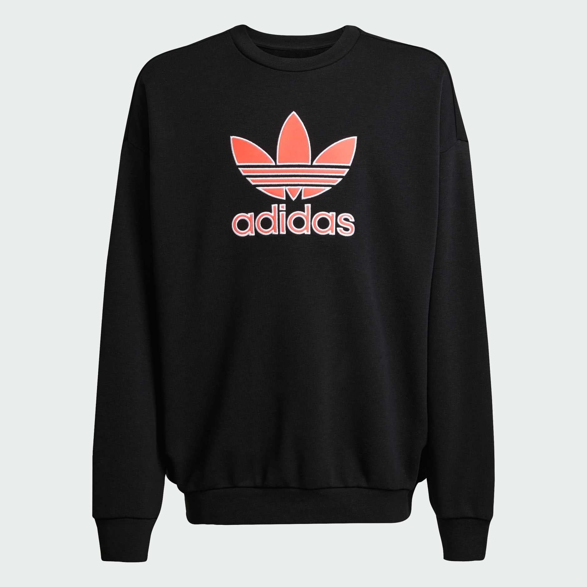 Trefoil Crew Kids - Black | adidas Hong Kong