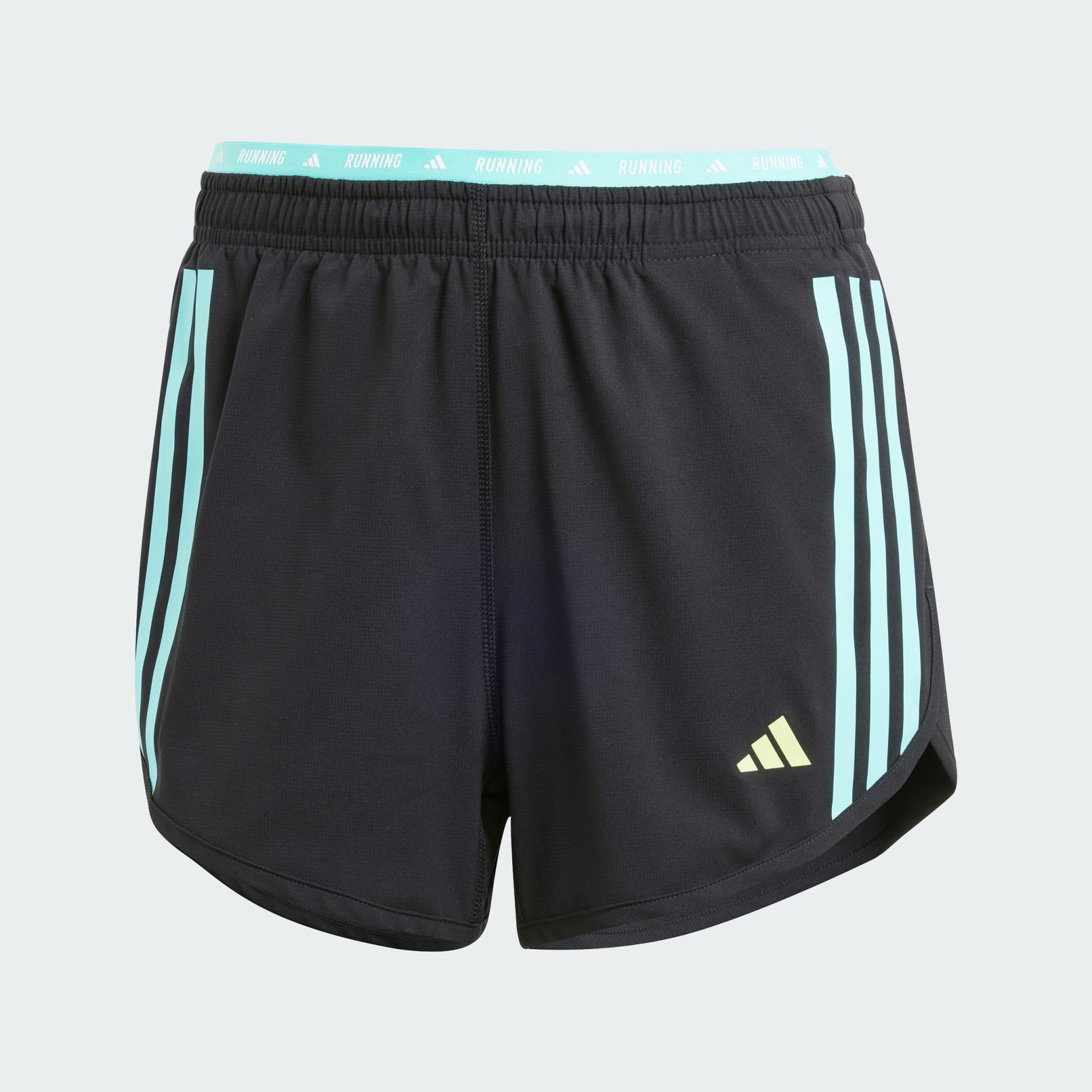 adidas Own the Run 3-Stripes Shorts - Black | adidas UAE