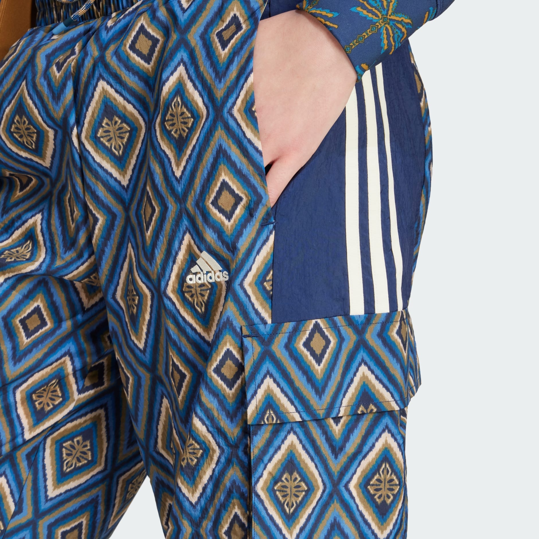 adidas adidas x FARM Rio Premium Pants - Blue | adidas UAE