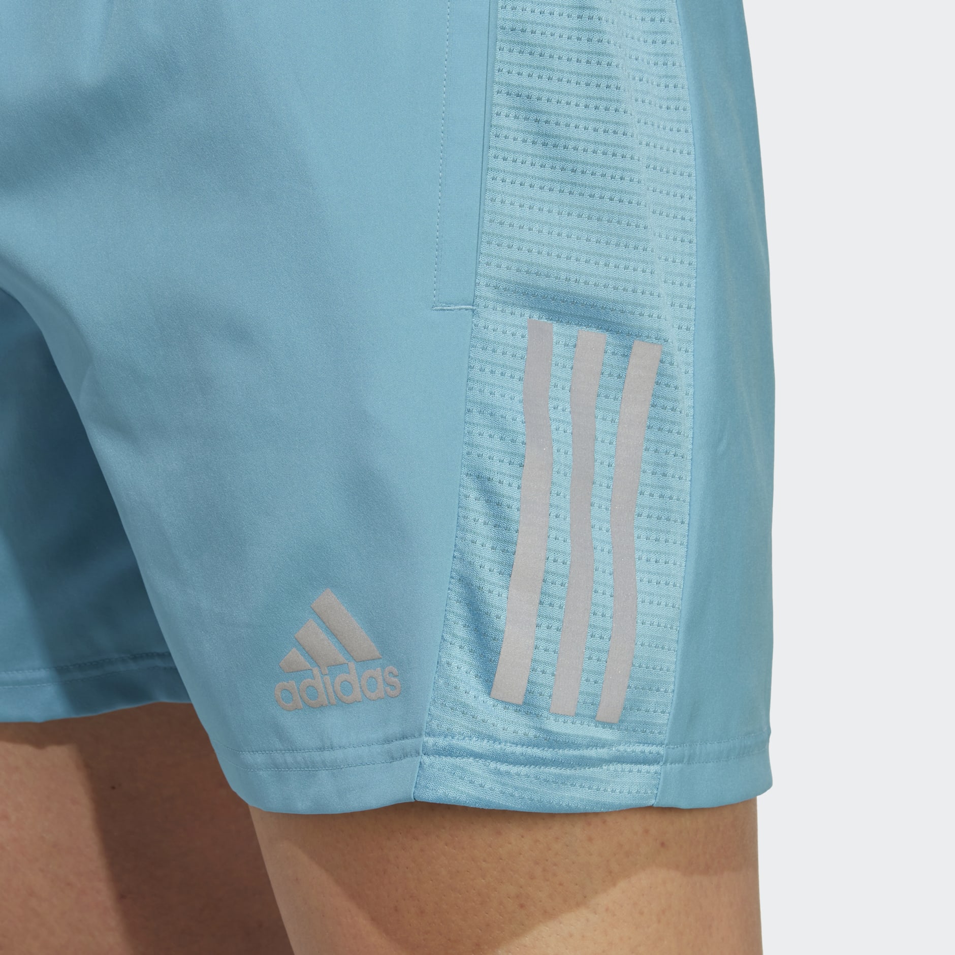 Men's Clothing - Own the Run Shorts - Blue | adidas Saudi Arabia