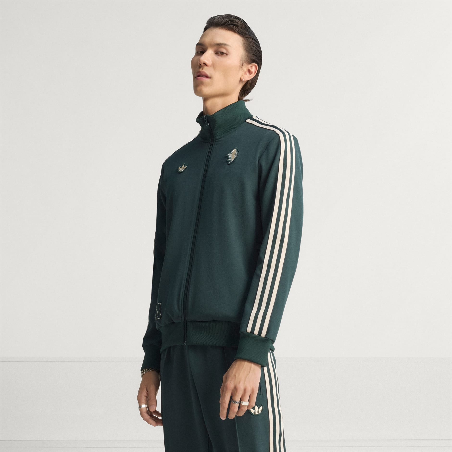 adidas Juventus Terrace Icons Track Top - Green | adidas UAE