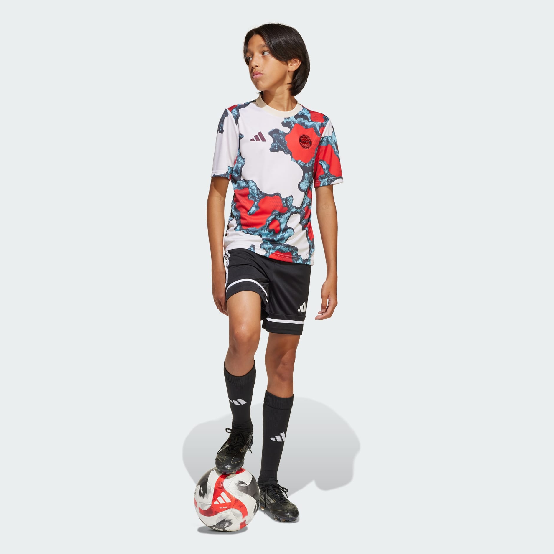 FCB PRESHI Y - 紅色 | adidas香港官方網上商店