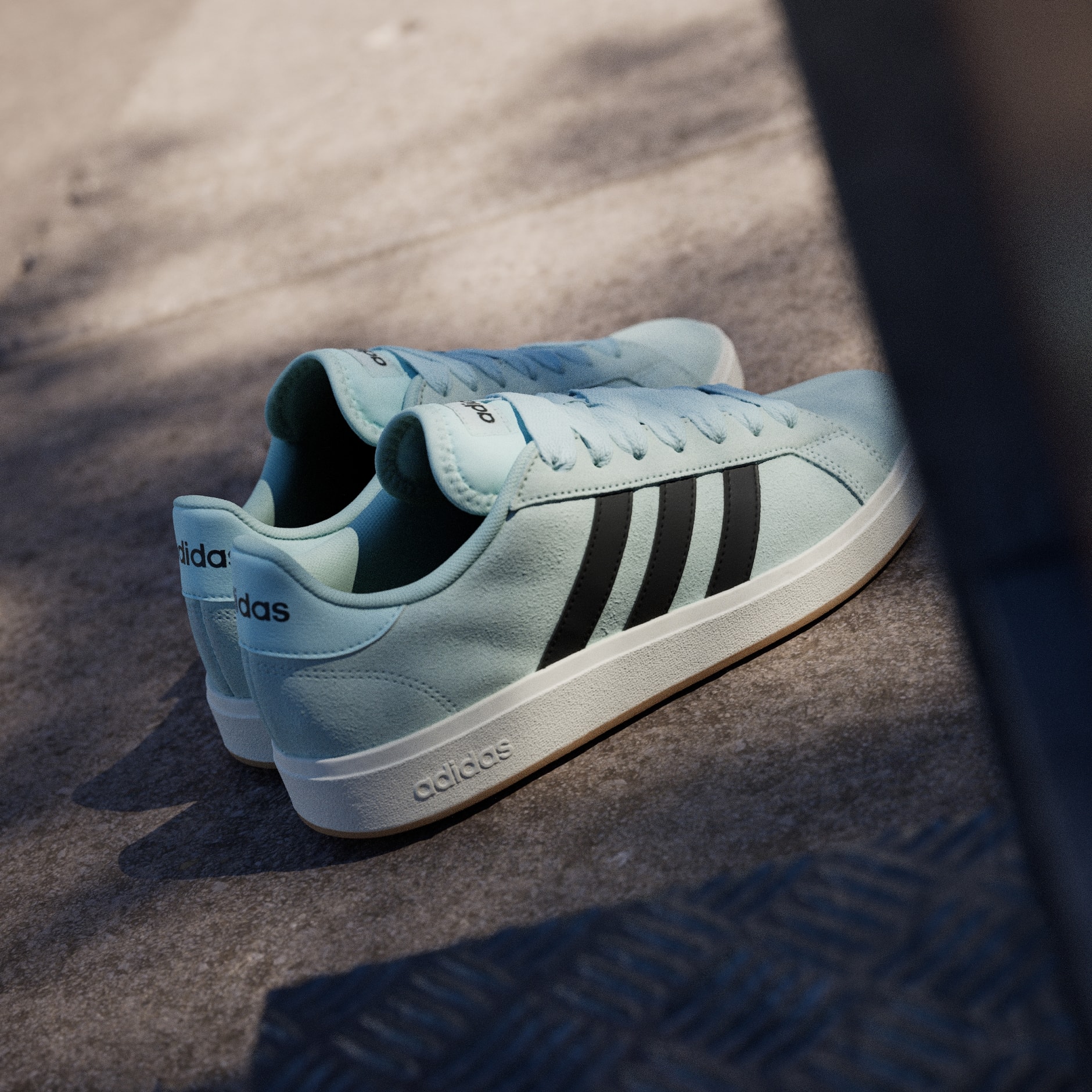Grand Court Base 00s Shoes - Turquoise | adidas Hong Kong