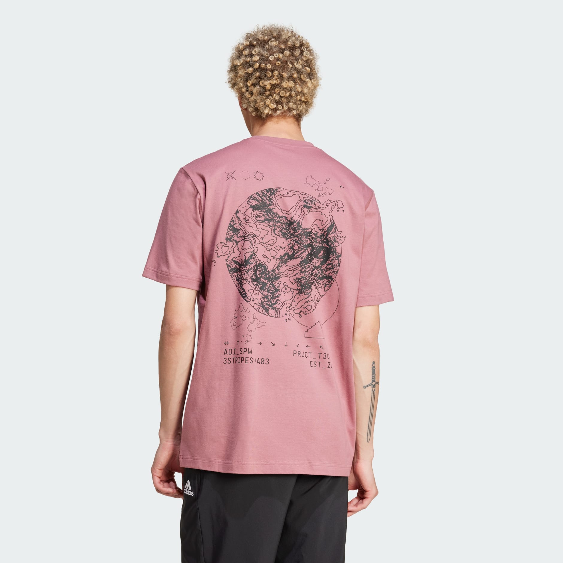 Clothing - City Escape Graphic Tee - Pink | adidas South Africa