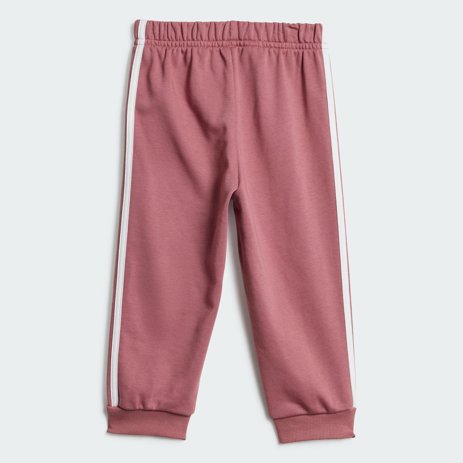 All products - Essentials 3-Stripes Jogger Set Kids - Pink | adidas Egypt
