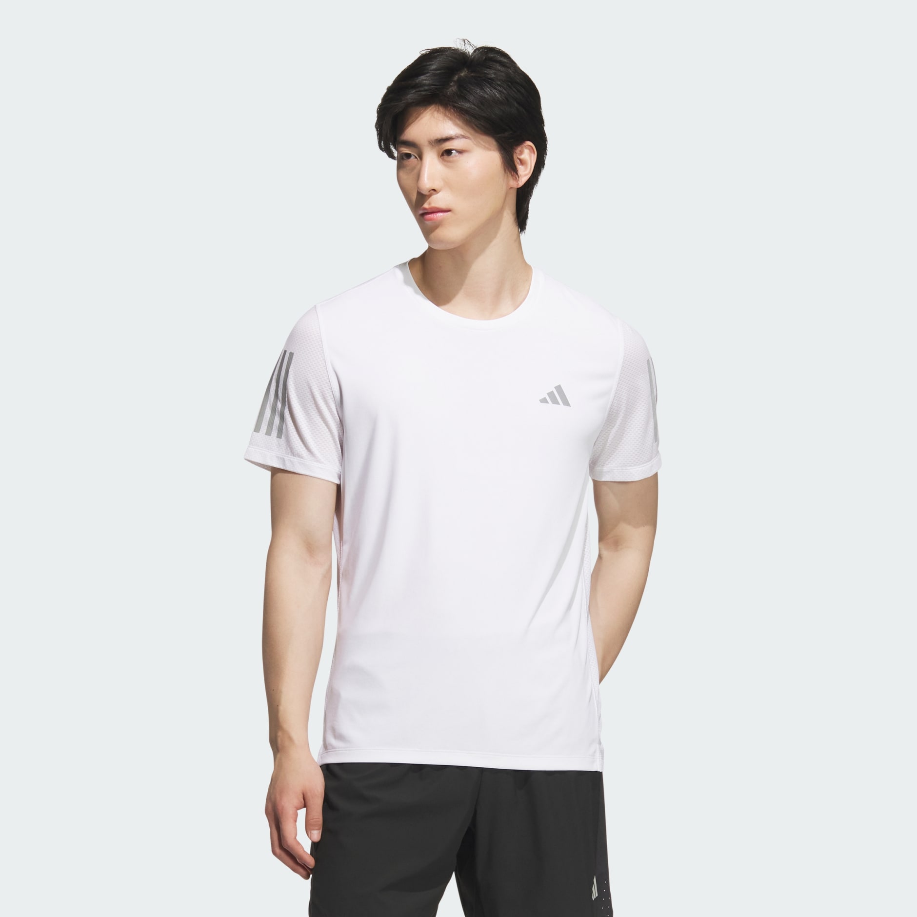Own the Run Cooler Tee - White | adidas Hong Kong