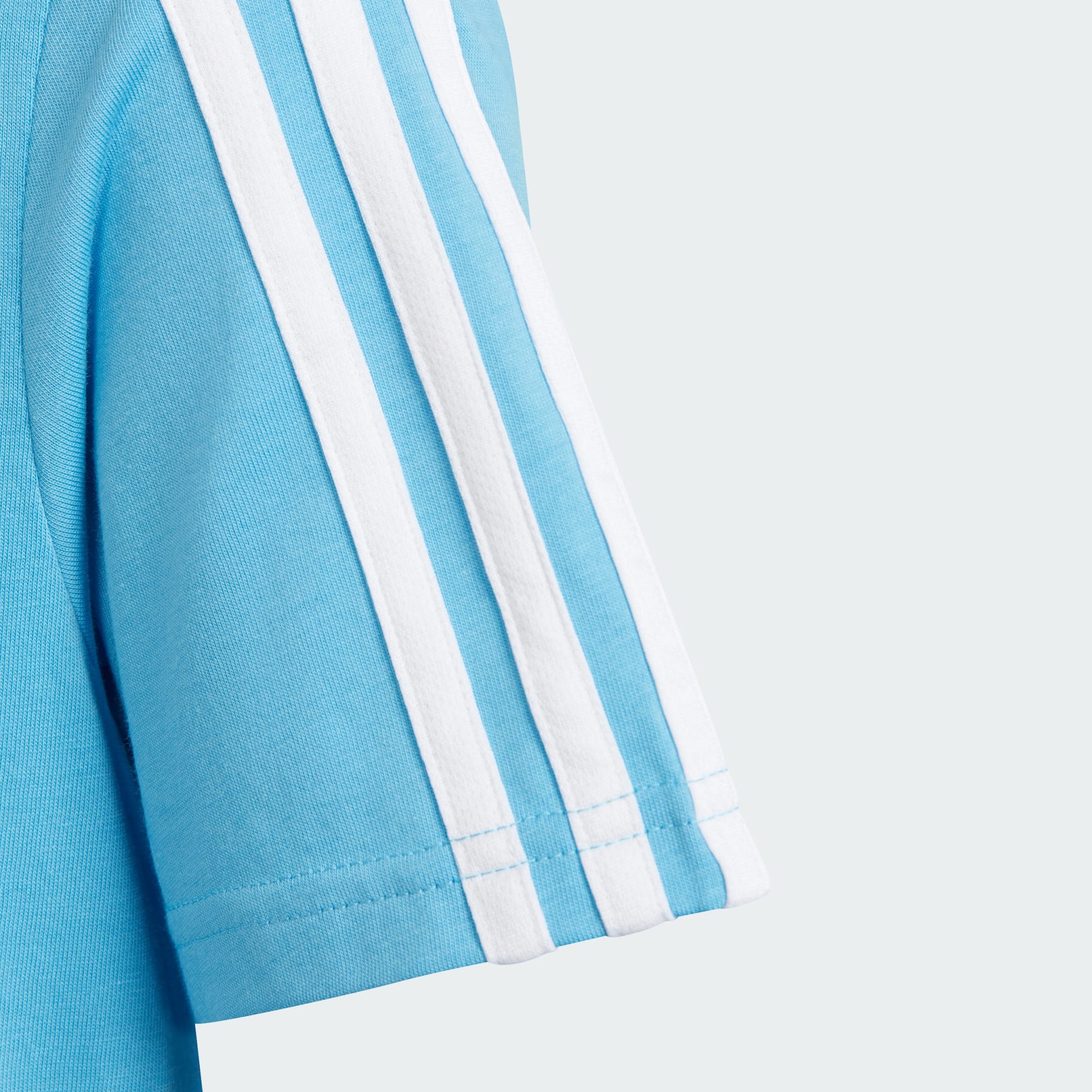 adidas Essentials 3-Stripes Cotton Tee - Blue | adidas TZ
