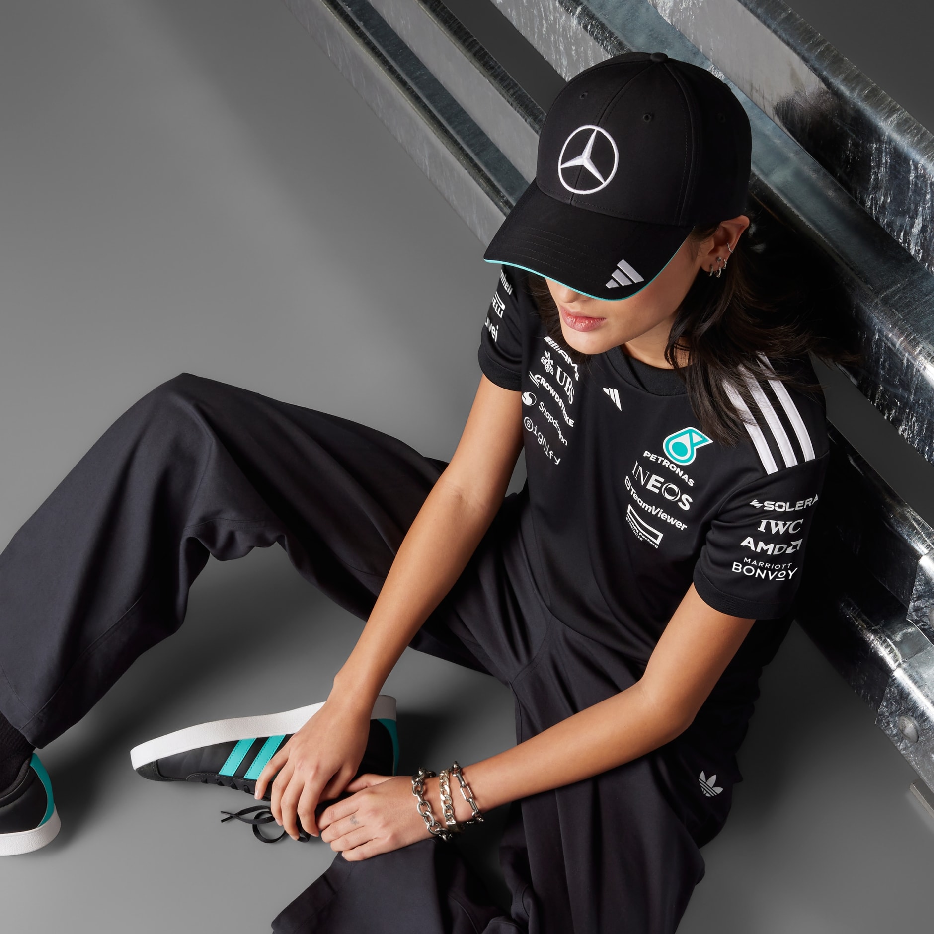 adidas MERCEDES - AMG PETRONAS FORMULA ONE TEAM DRIVER CAP - Black | adidas UAE