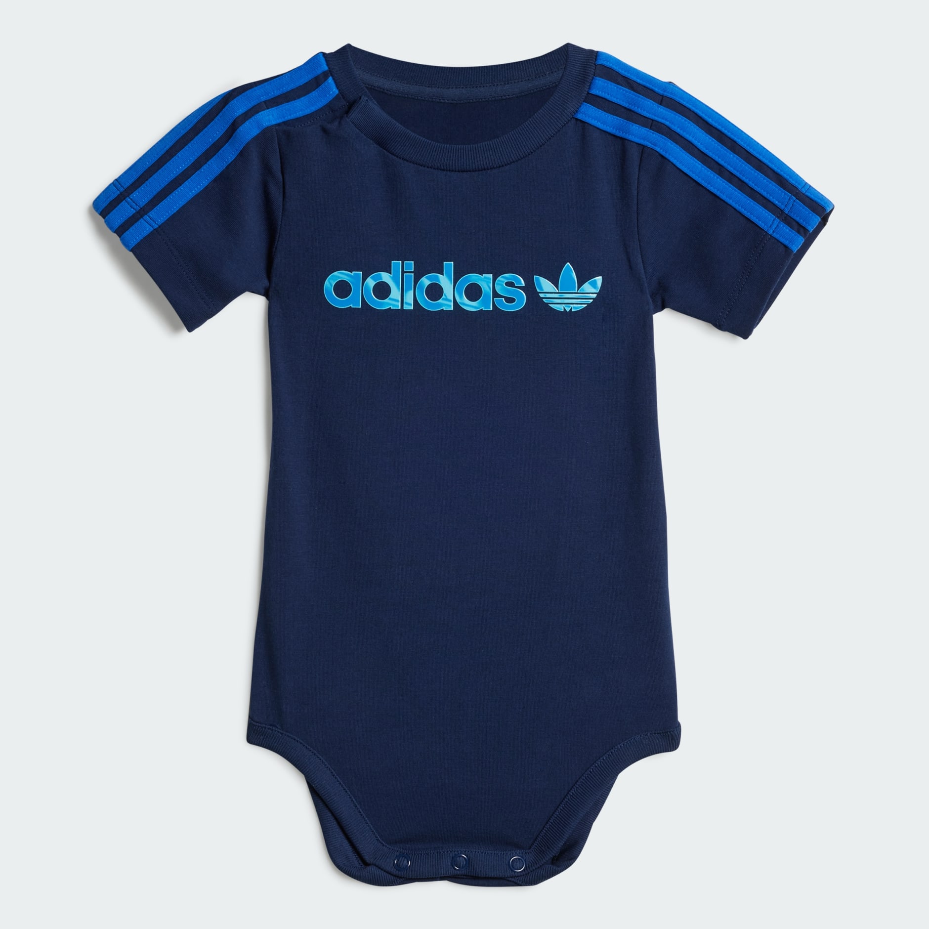 adidas 3 STRIPE BODY - Bleu