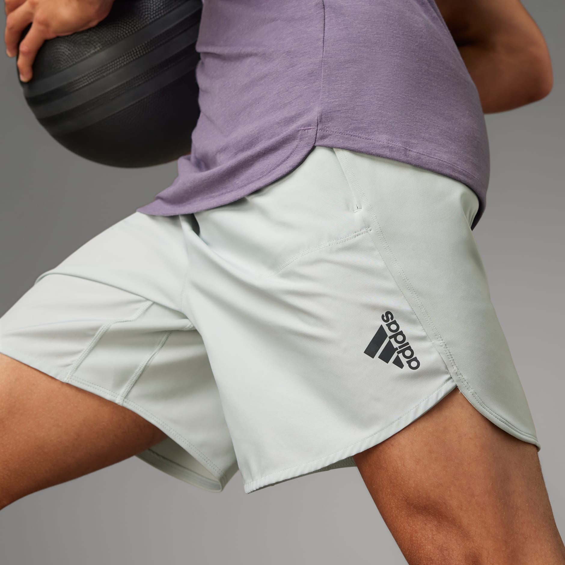 adidas מכנסי אימון Designed for Training - אפור | adidas IL