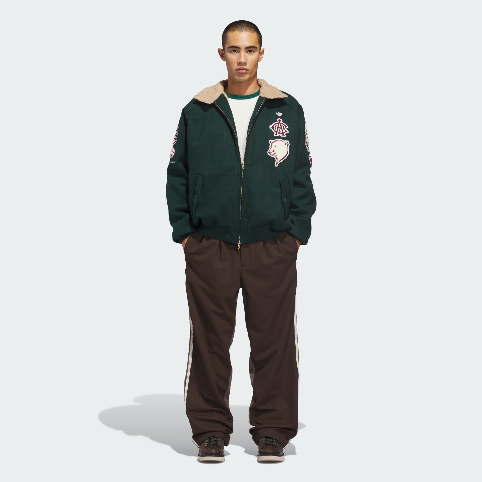 CLOT Varsity Jacket by Edison Chen - Green | adidas Hong Kong