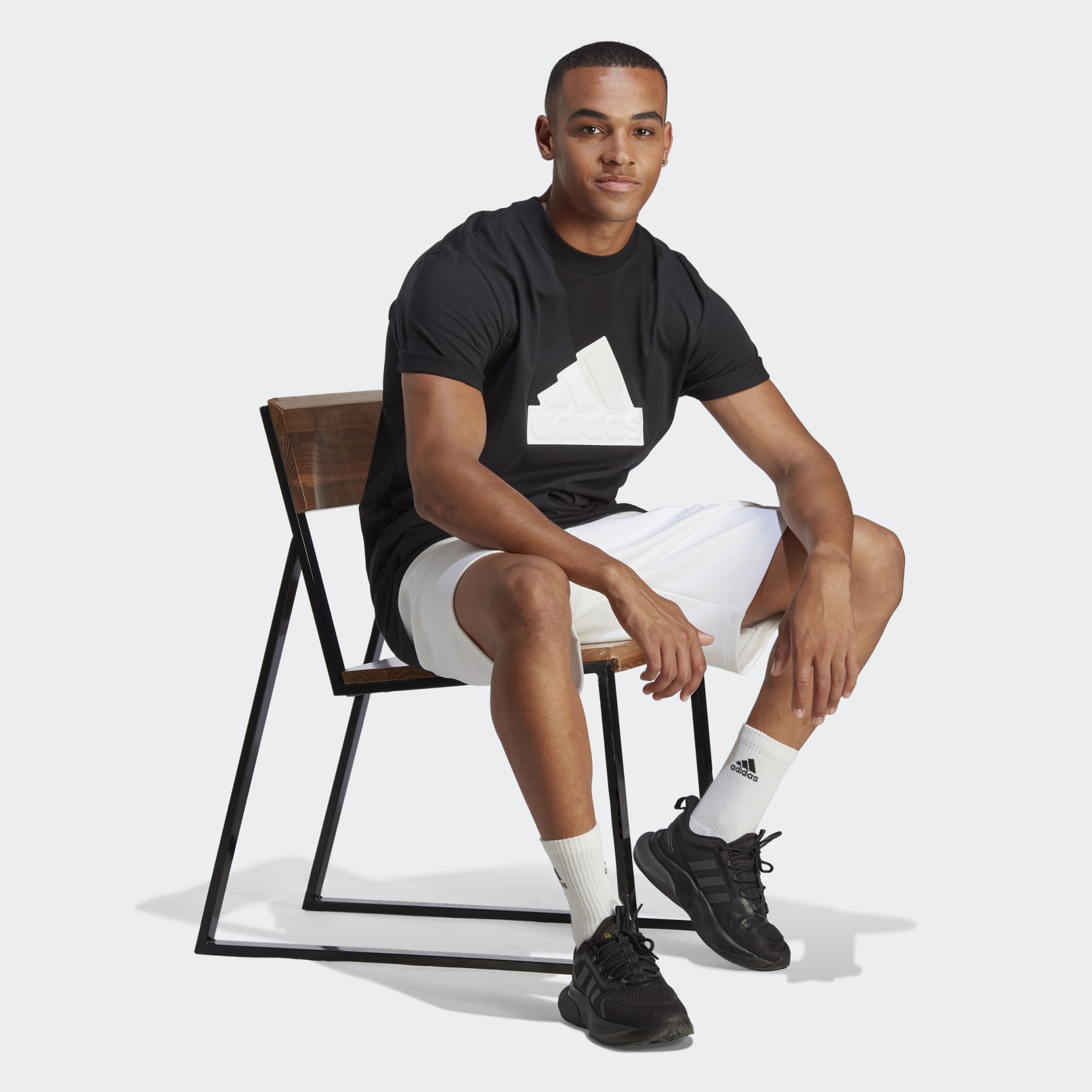 Men's Clothing - Future Icons Badge of Sport Tee - Black | adidas Oman