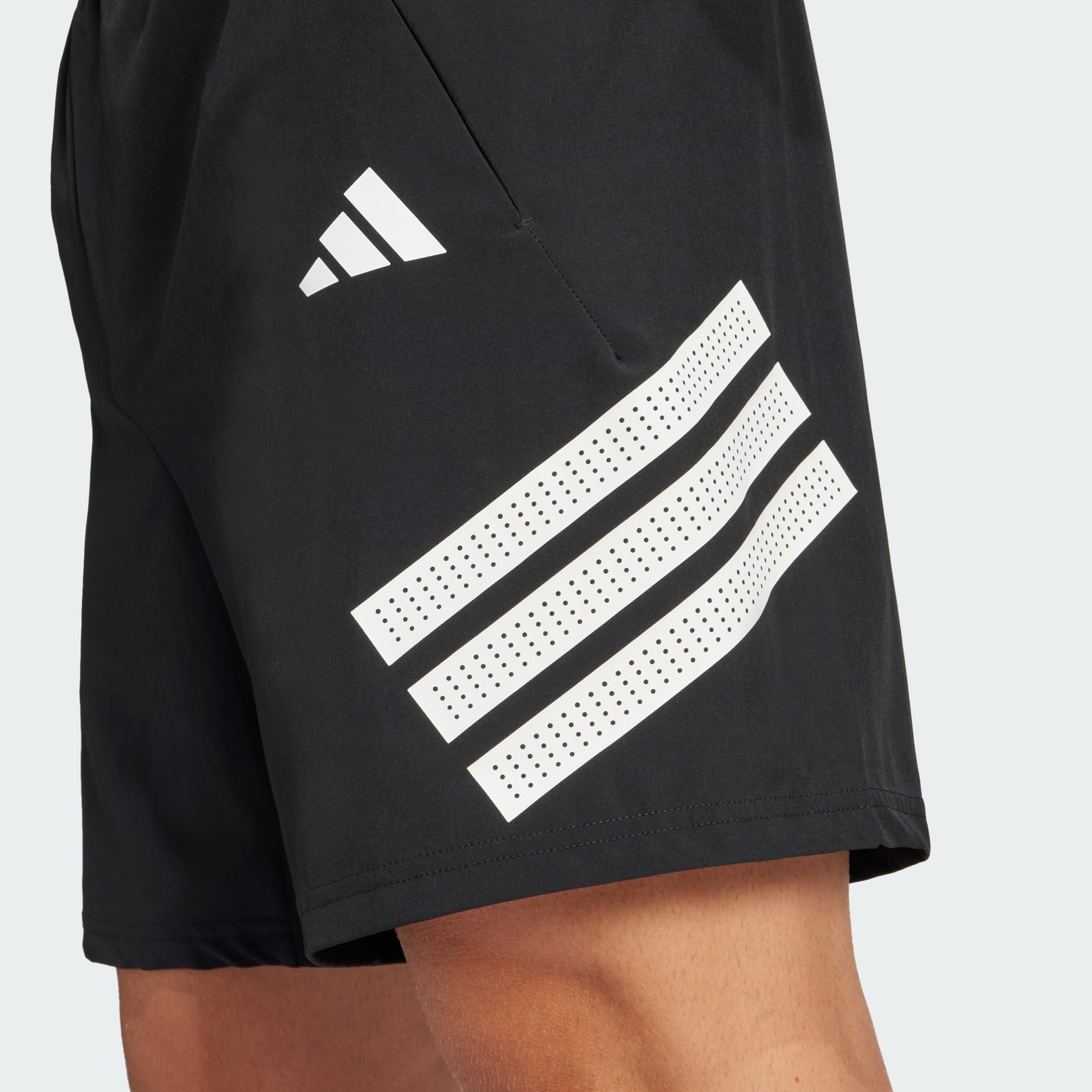 adidas Icon 3-Stripes Shorts - Black | adidas UAE