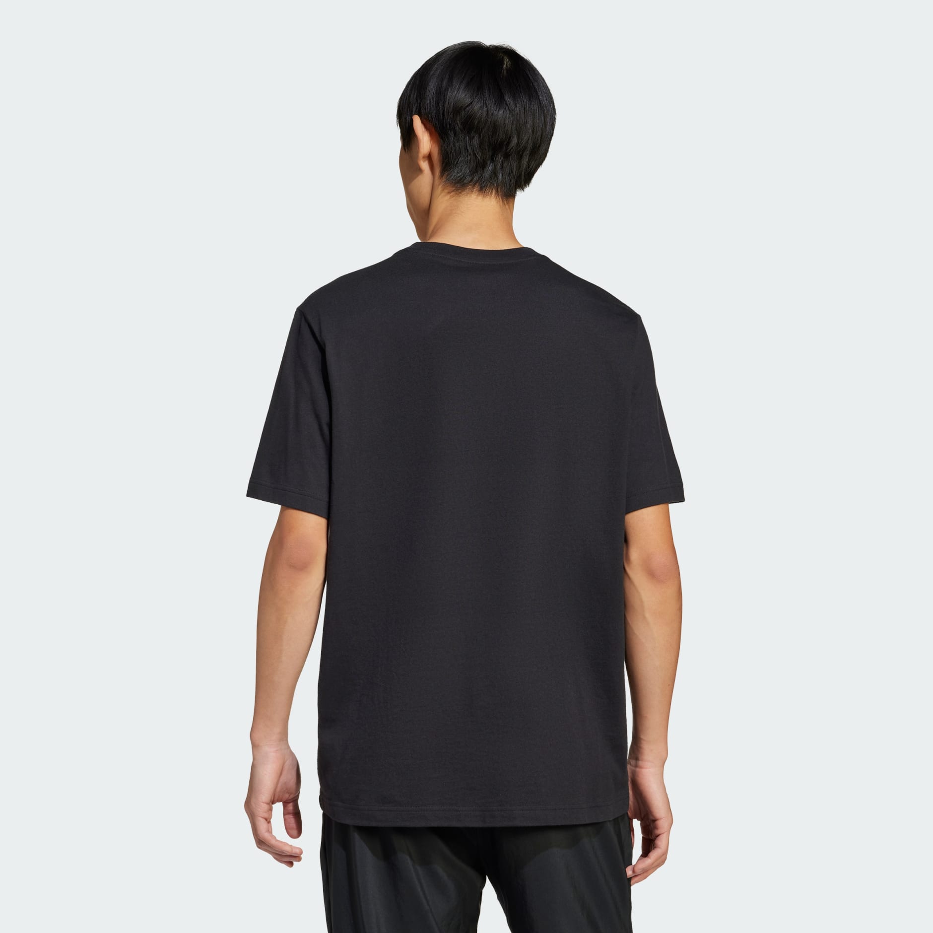 adidas Lounge Slide Graphic Tee - Black | adidas UAE