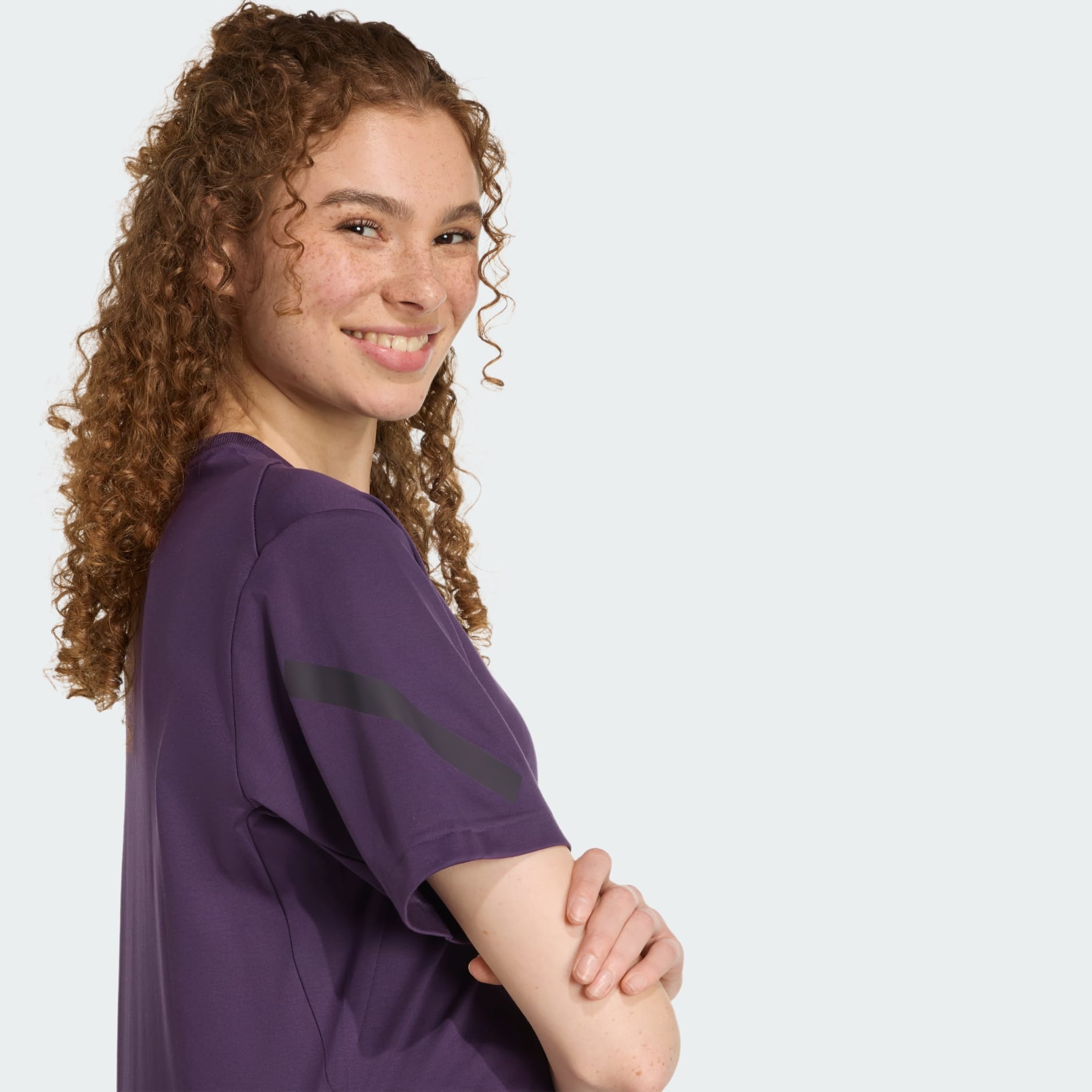 Clothing - adidas Z.N.E. Tee - Purple | adidas South Africa