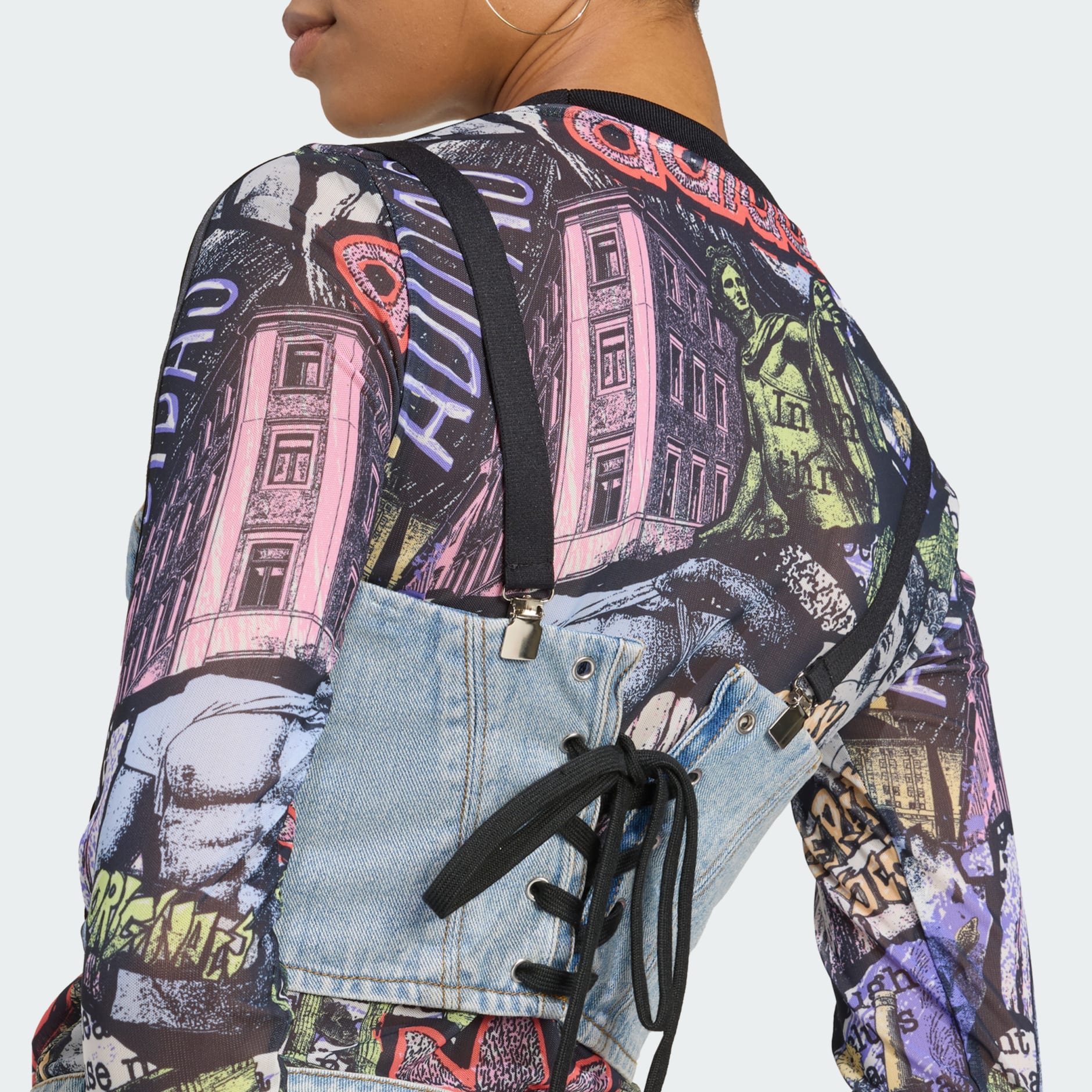 adidas Korzet adidas X Jeremy Scott Pride Denim - Blue | adidas Hrvatska