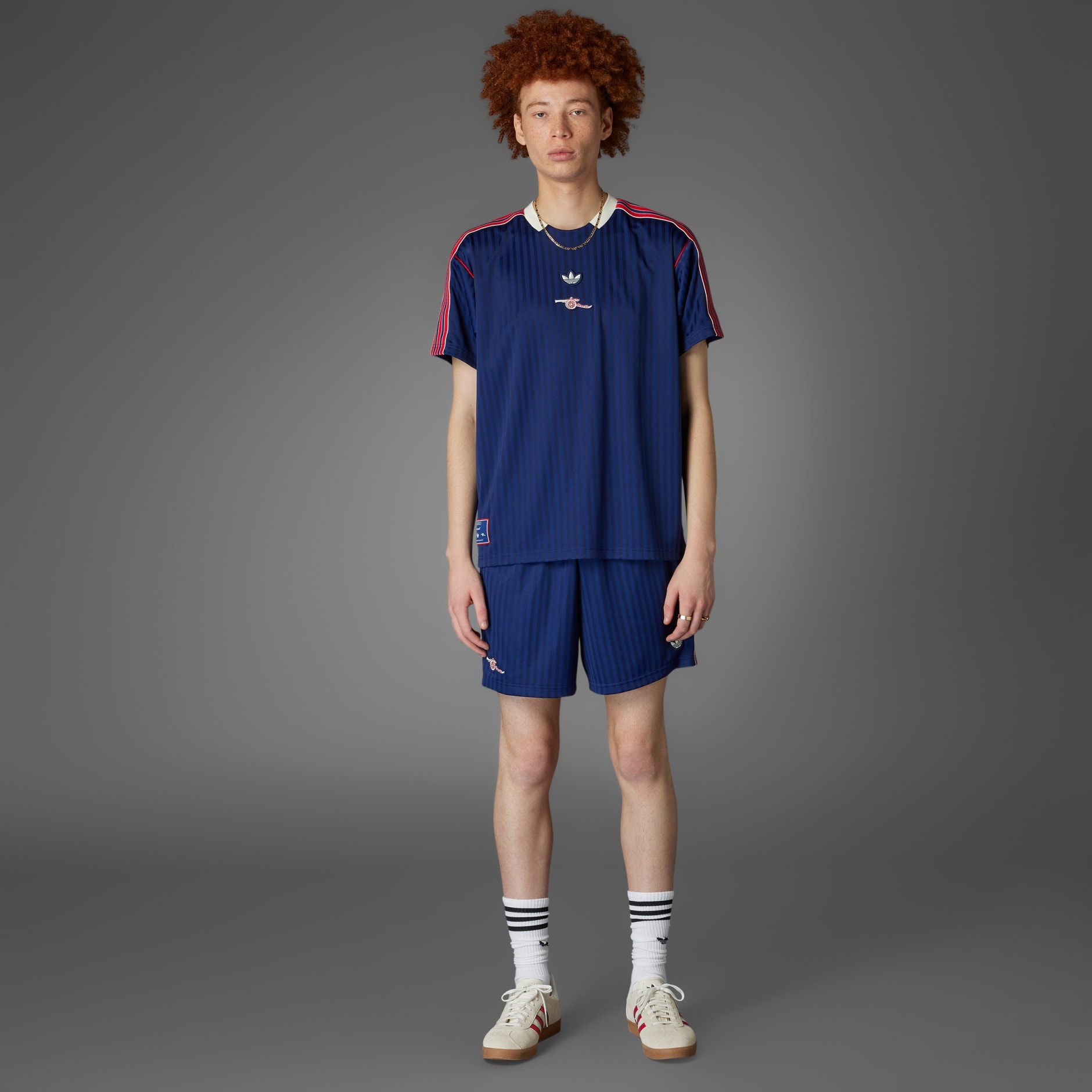 Arsenal Terrace Icons Shorts - Blue | adidas Hong Kong