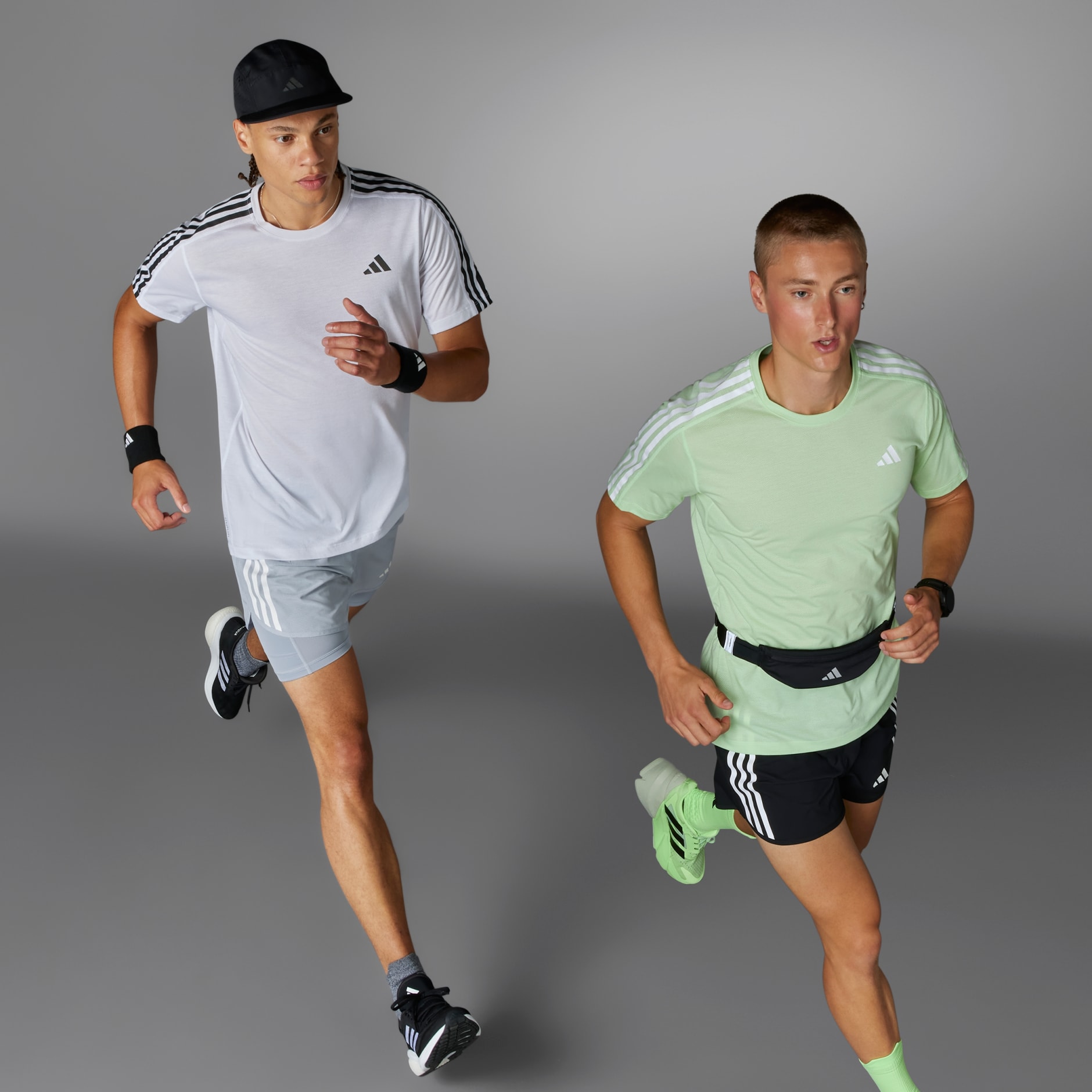 adidas Own the Run 3-Stripes Shorts - Black | adidas UAE