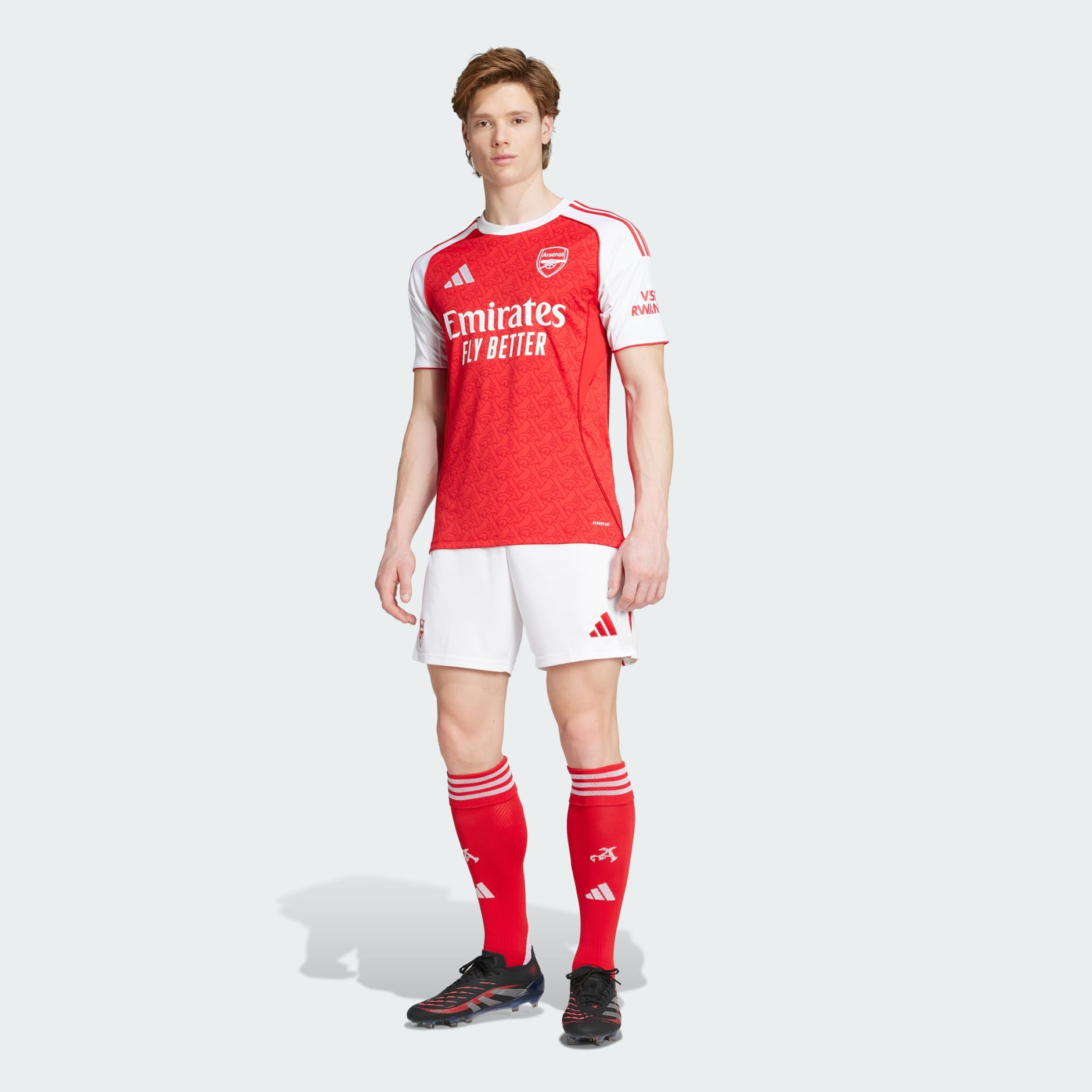 Clothing - Arsenal 25/26 Home Shorts - White | adidas South Africa