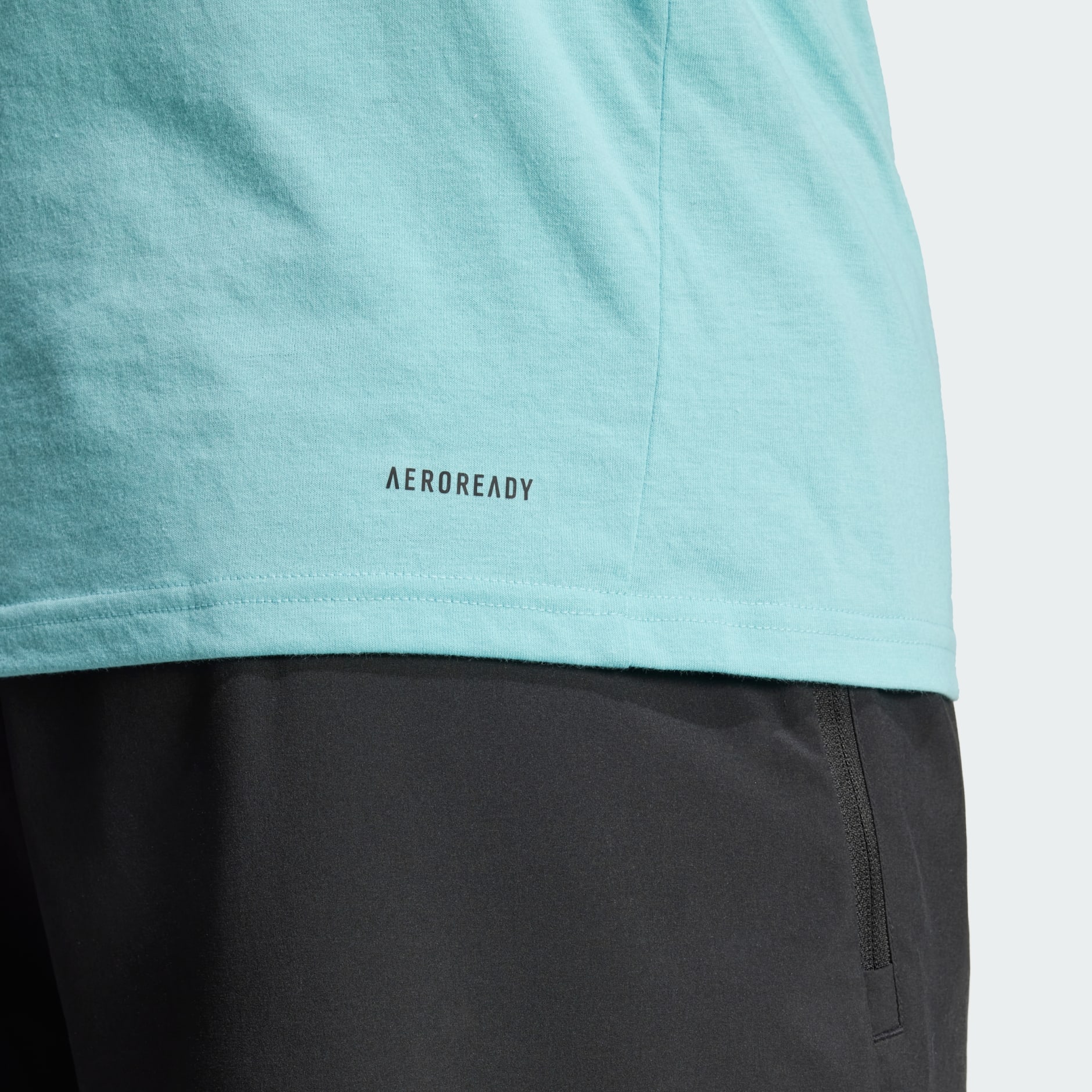adidas Train Essentials Feelready Training Tee - Turquoise | adidas TZ