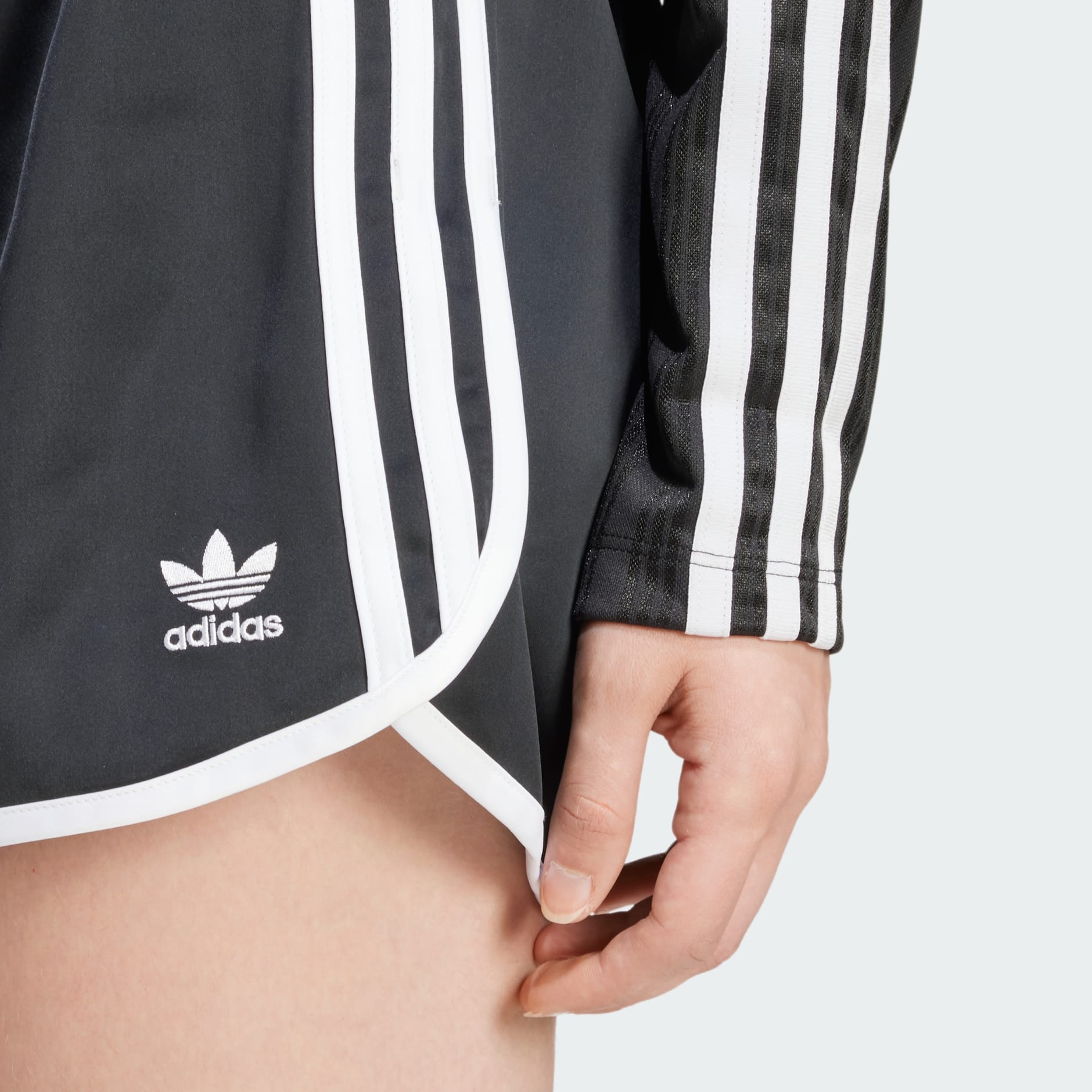Clothing - Adicolor 3-Stripes Sprinter Shorts - Black | adidas South Africa