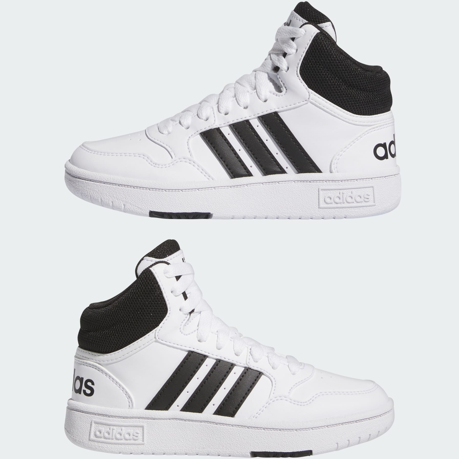 adidas Hoops Mid Shoes - White | adidas UAE