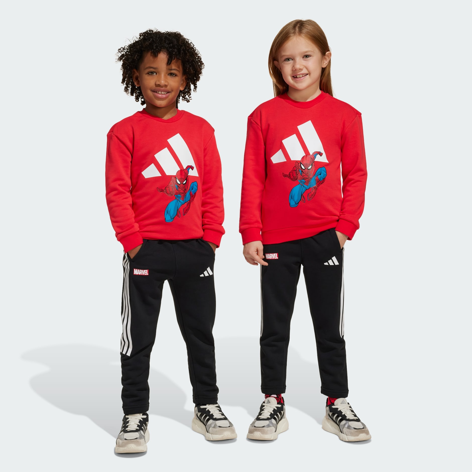 adidas Marvel Spider-Man Jogger Set - Red | adidas UAE