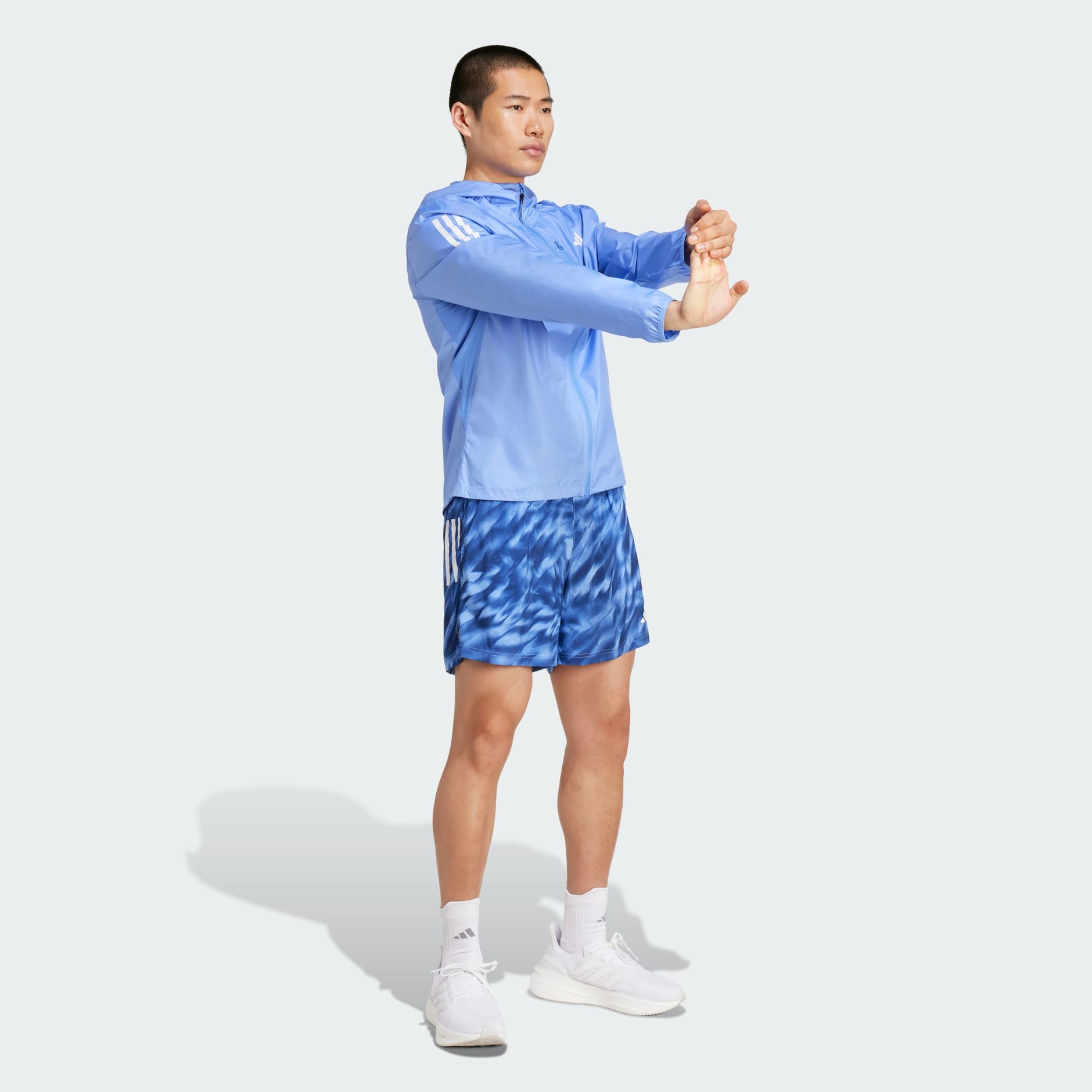 adidas Own The Run Jacket - Blue | adidas UAE