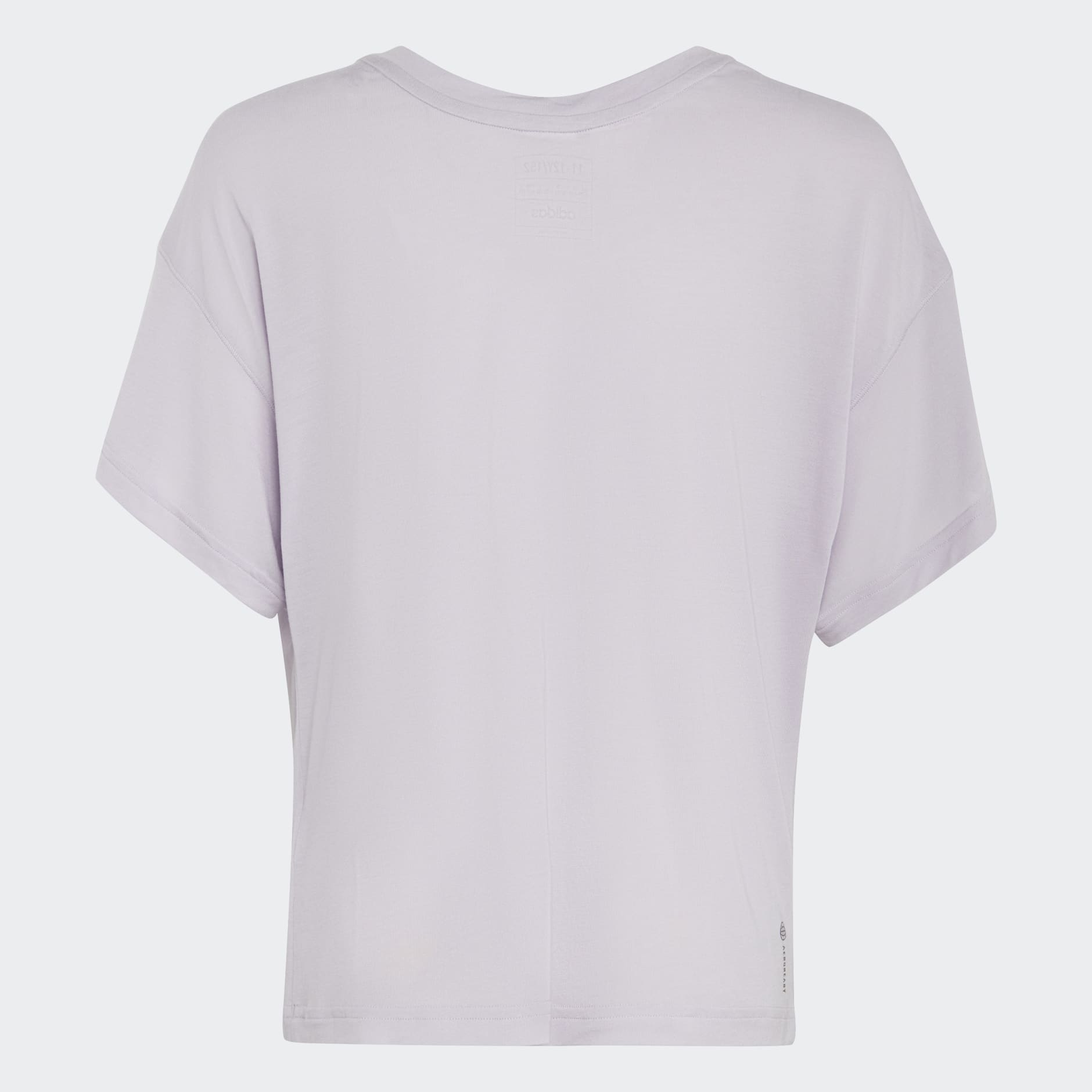 adidas Yoga AEROREADY Loose Tee - Purple | adidas UAE