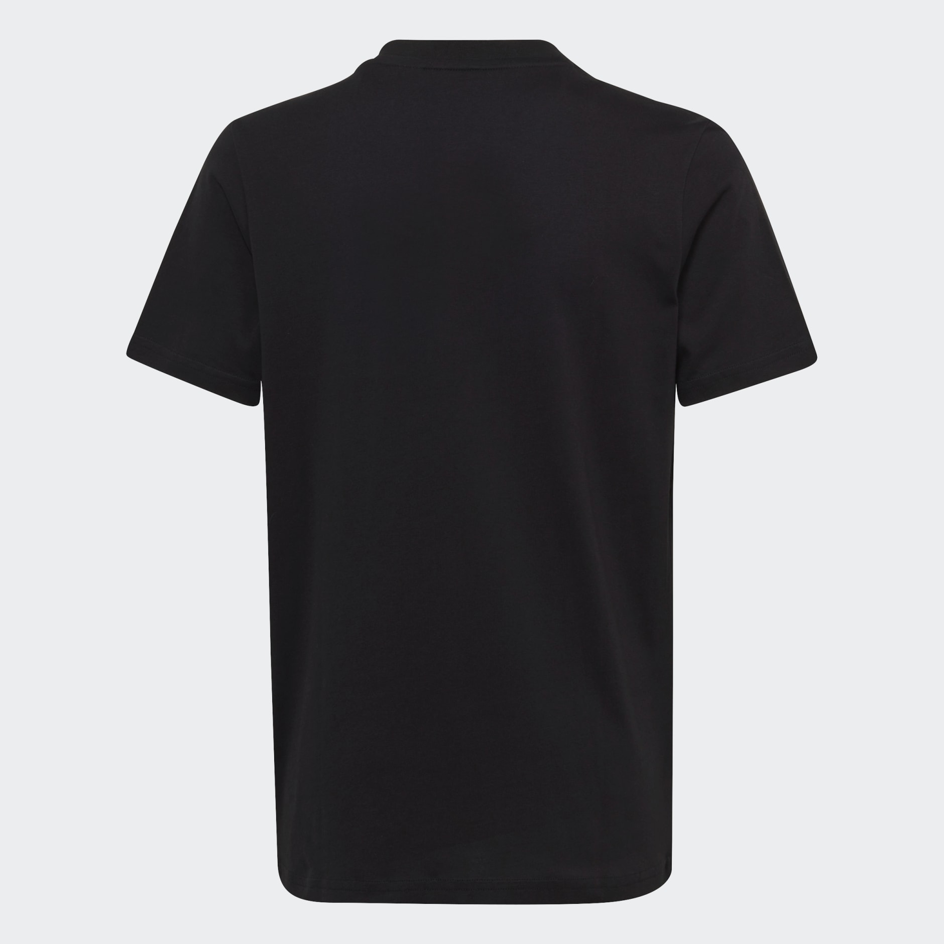 adidas Essentials Big Logo Cotton Tee - Black | adidas UAE