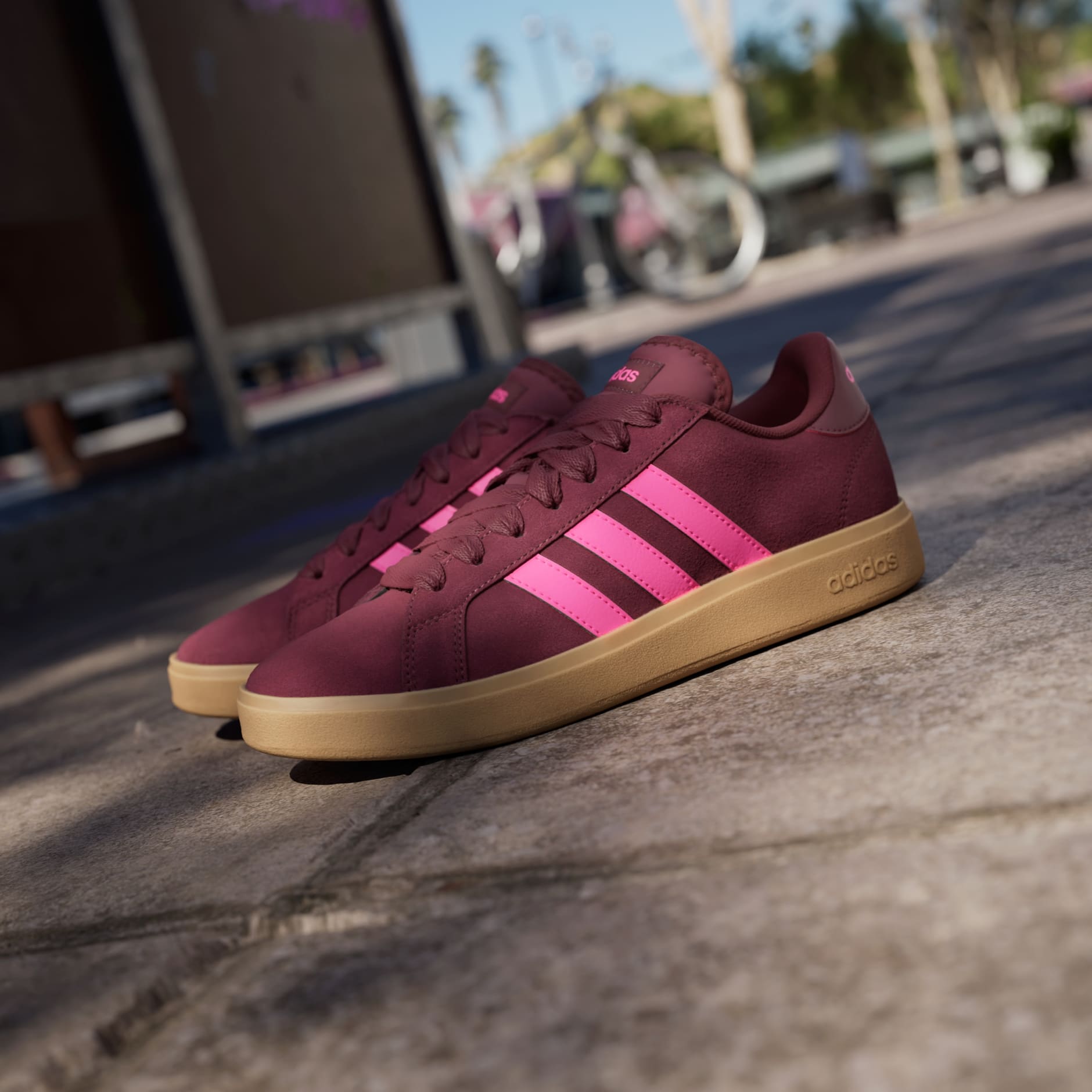 adidas Tenisice Grand Court Base 00s - Burgundy | adidas Hrvatska