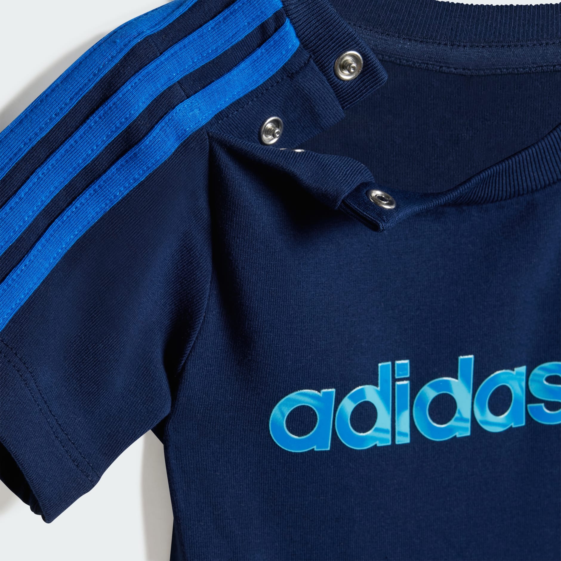 adidas 3 STRIPE BODY - Bleu