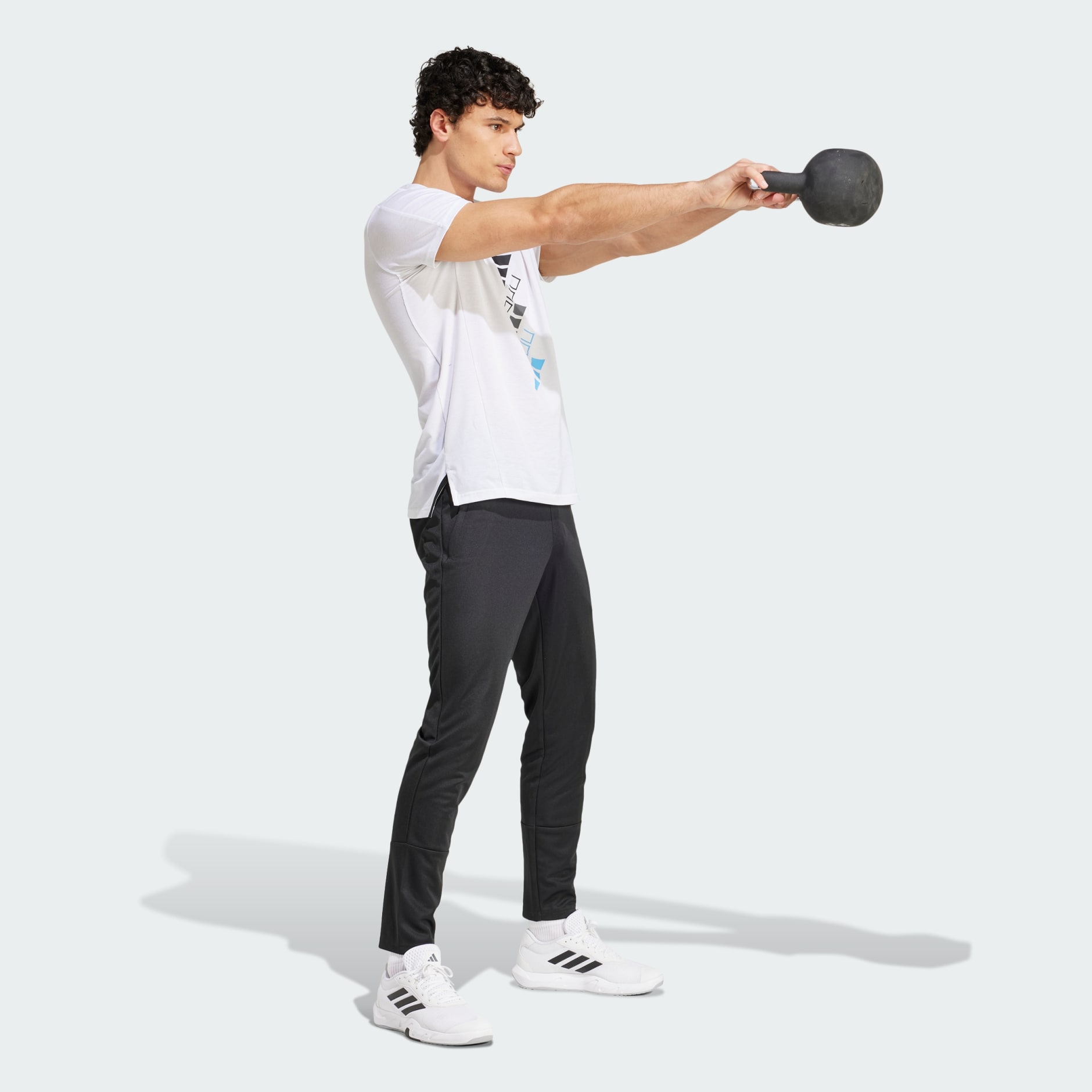 adidas AEROREADY Designed for Training Logo Graphic Tee - White ...