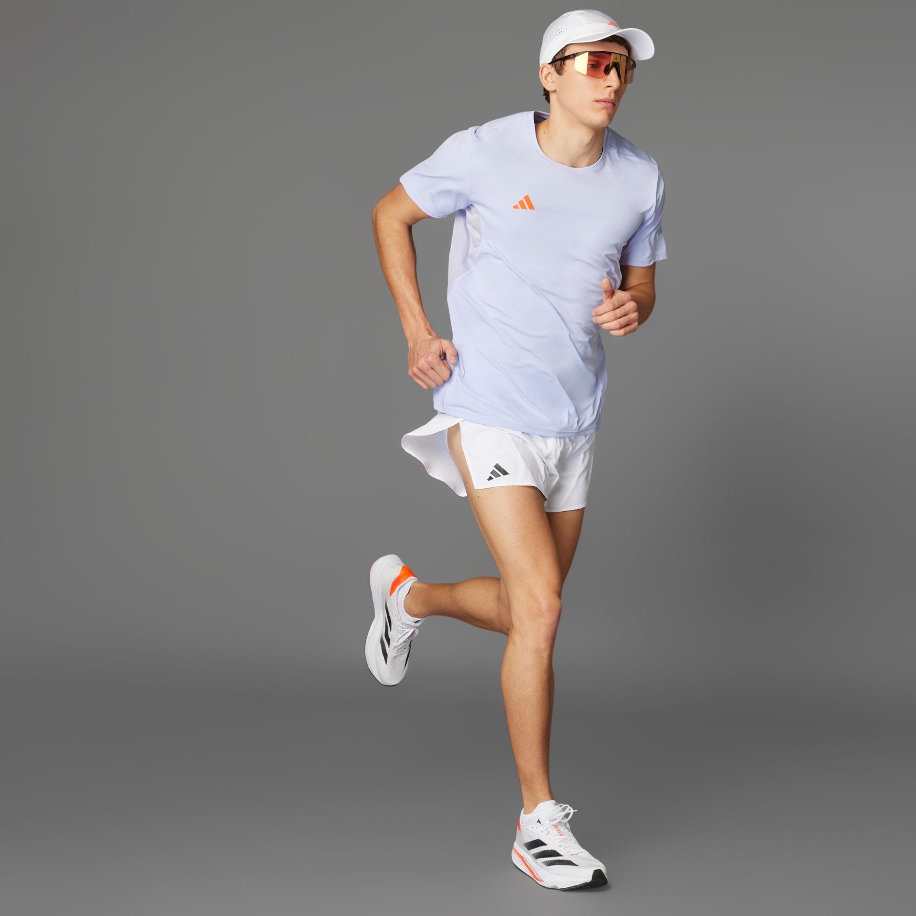 Adizero Essentials 跑步T恤 - 紫色 | adidas香港官方網上商店