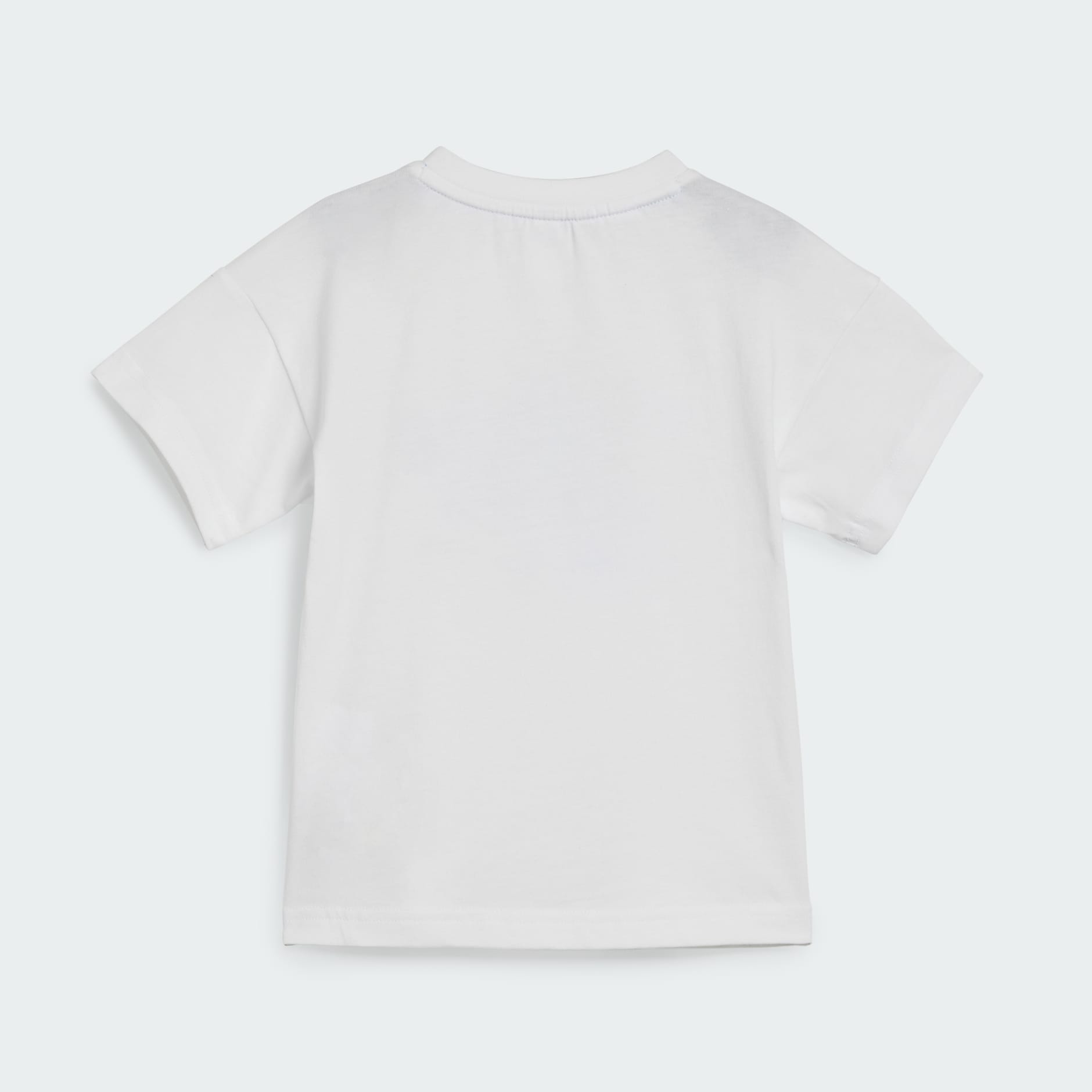 Essentials Allover Print Tee Set Kids - White | adidas Hong Kong
